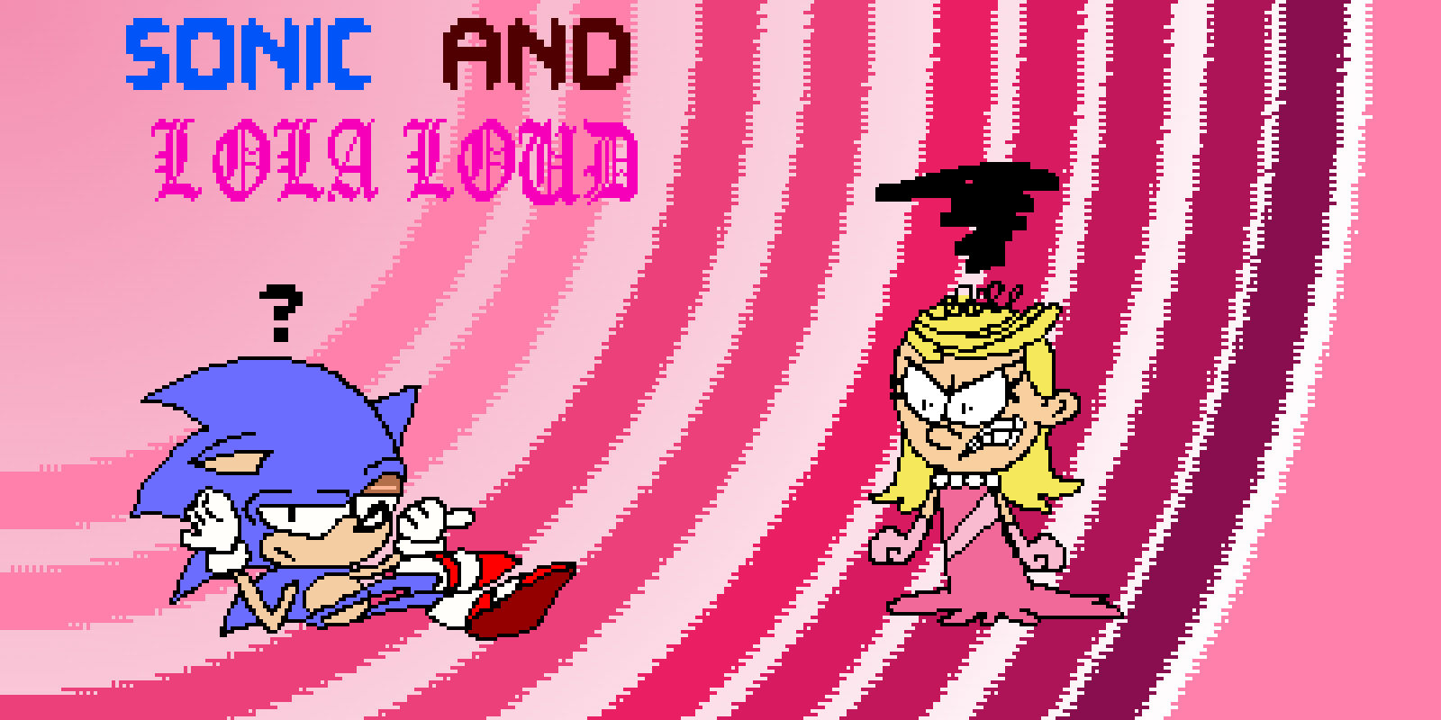 Pixilart - Loud Sonic and Lola Loud by Jmear-Collins96