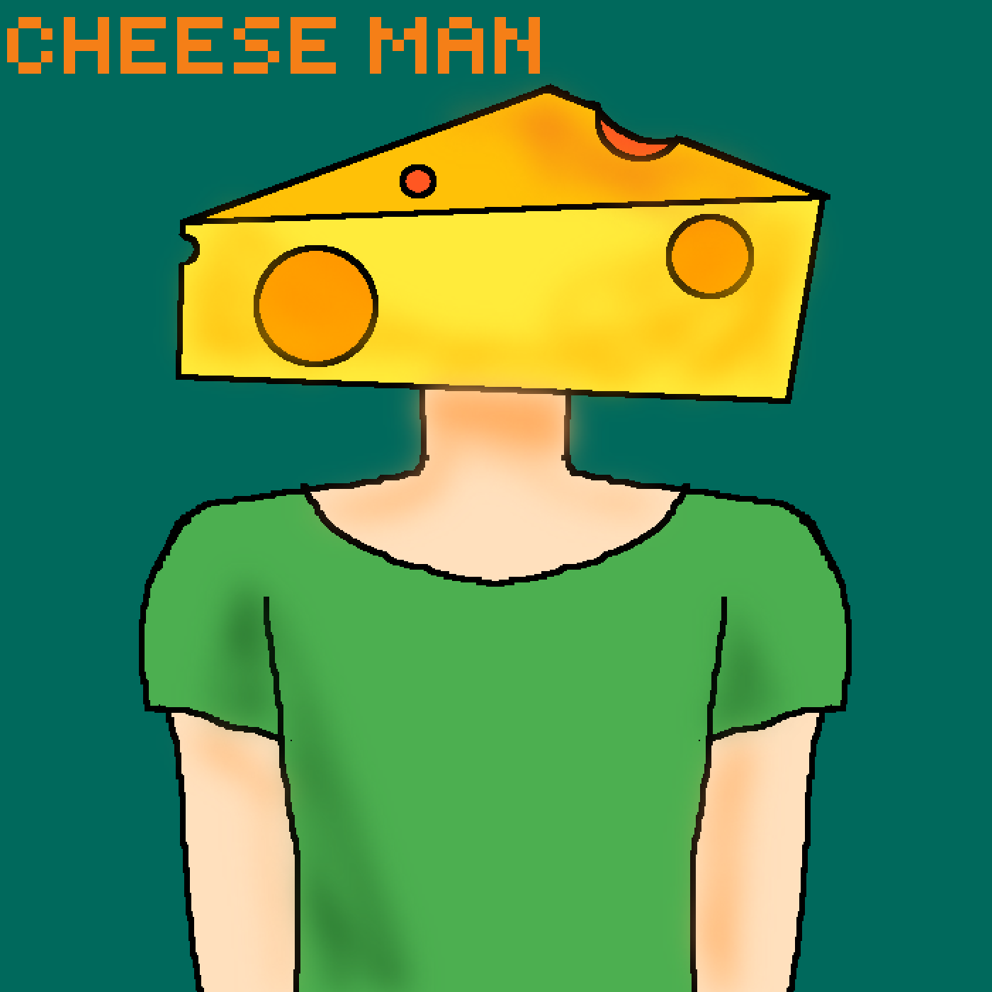 Pixilart - cheeseman by SunnyDoodles