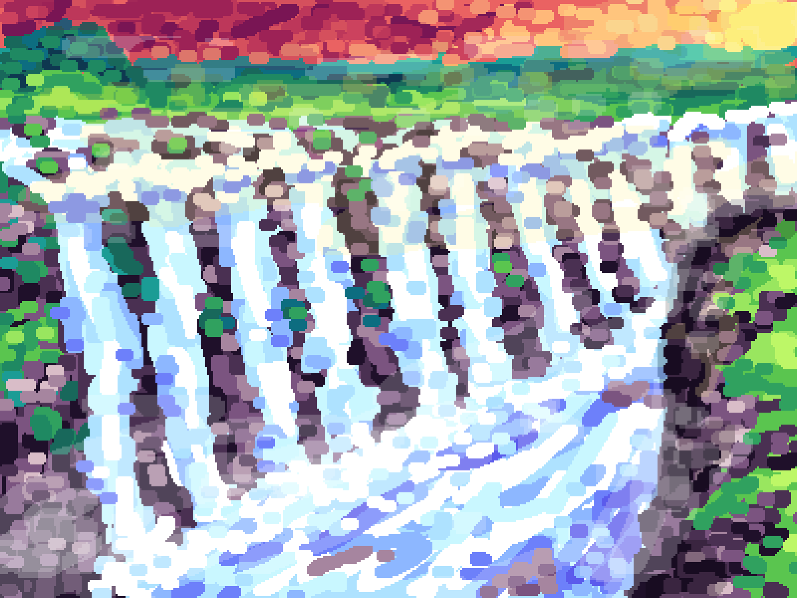 Pixilart - Waterfall Victoria by StrangeMuffin15