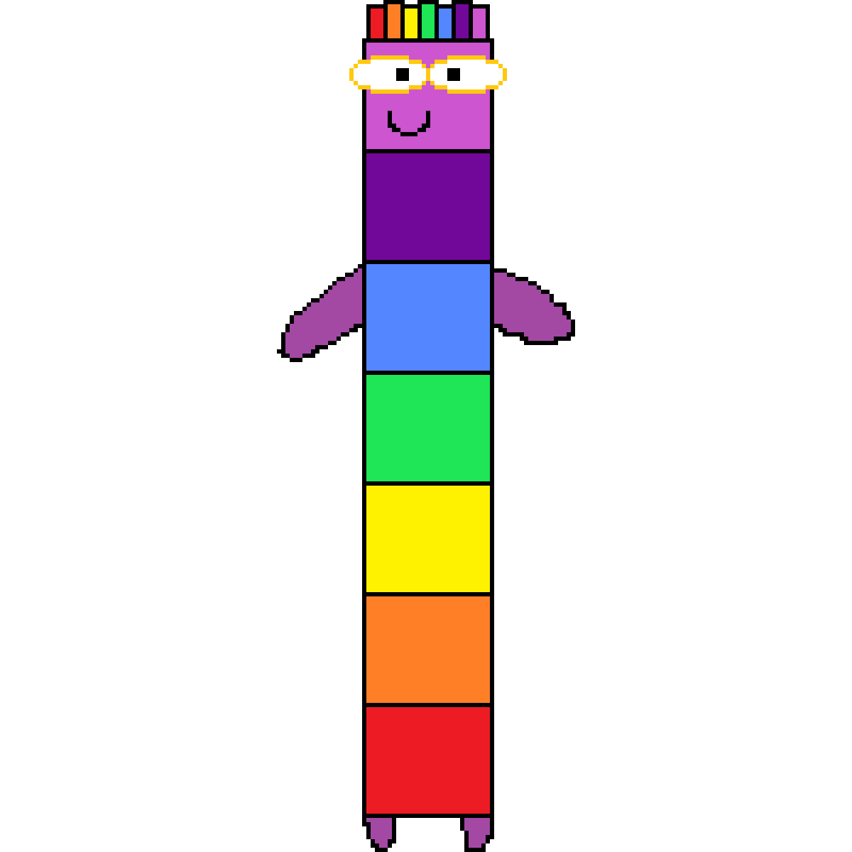 Pixilart - Numberblock 7 Fanart by CartoonyFanart8
