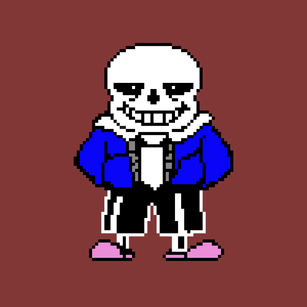 Pixilart - sans battle sprite by dexter-black