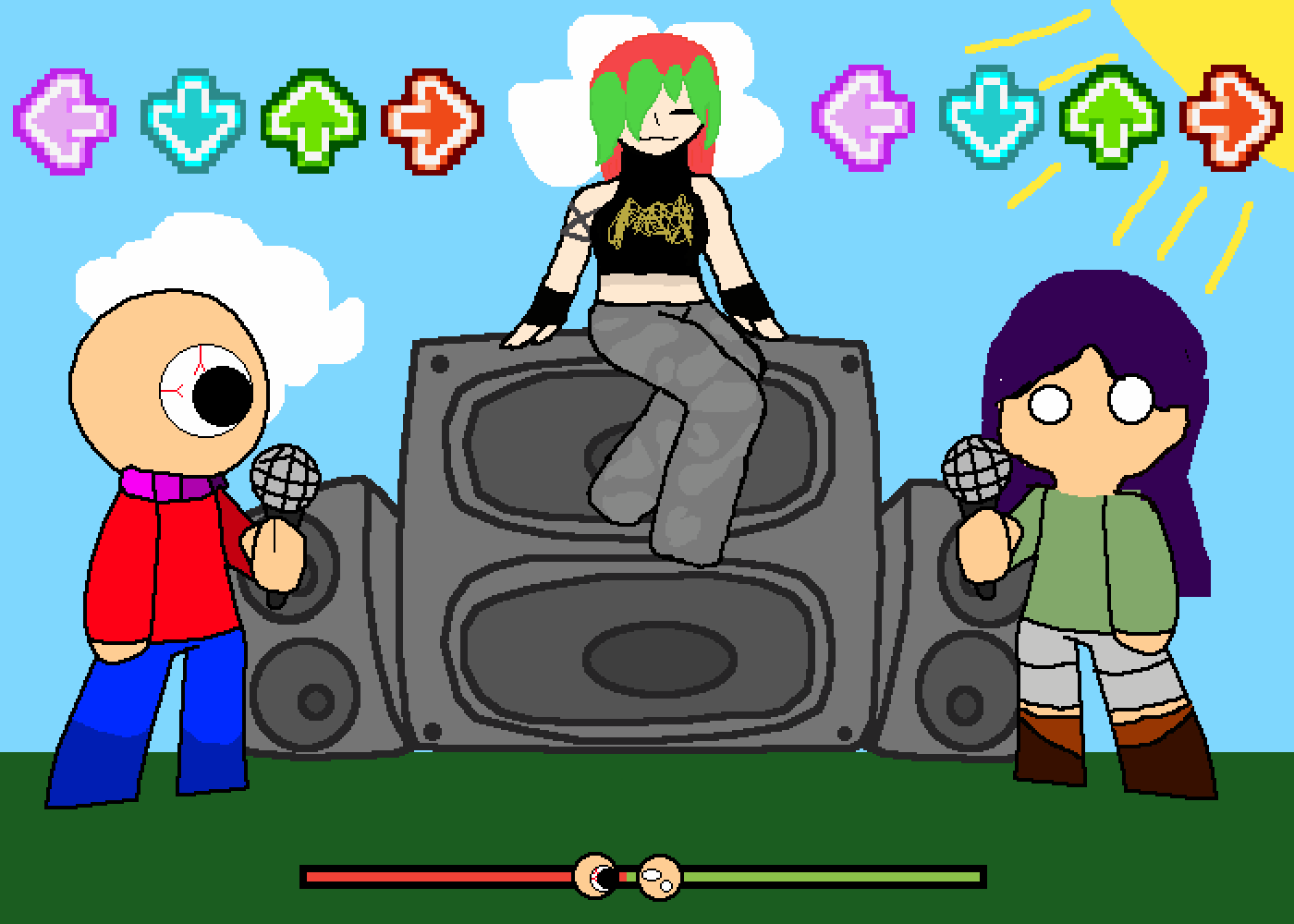 Pixilart - fnf collab base (updated) by 1dk-Plays