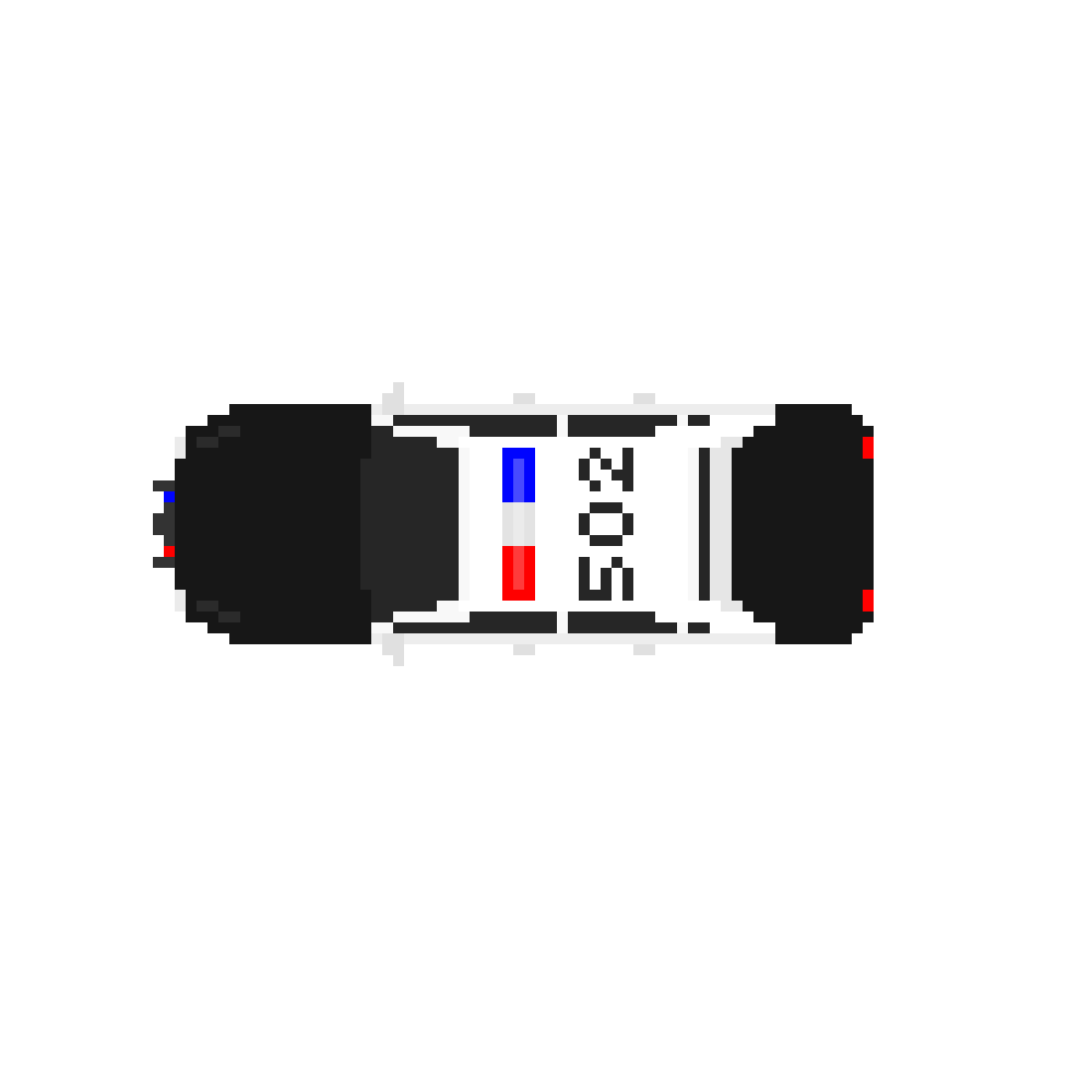 Pixilart - Police Car Top View No Background by TankBoiYeet