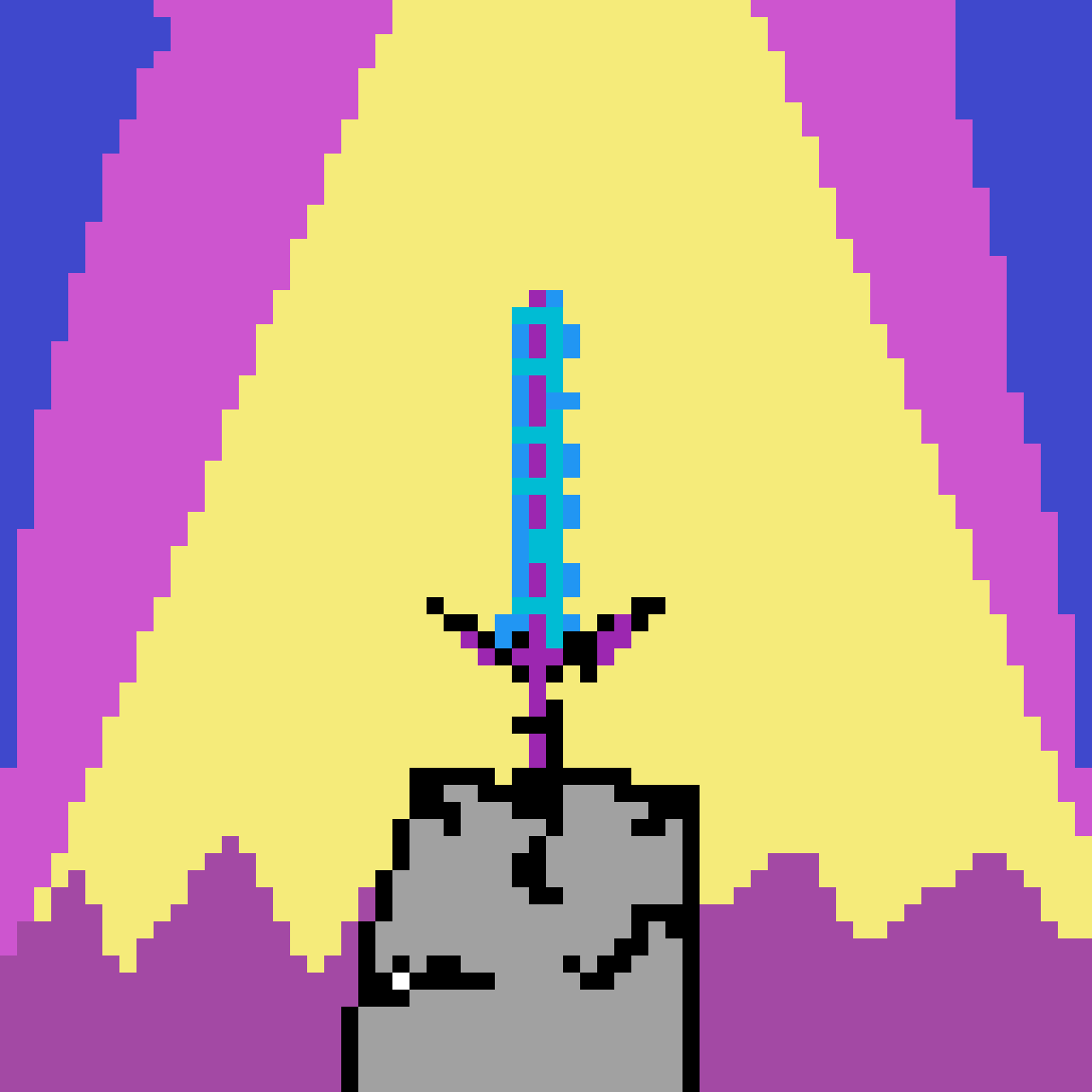 Pixilart - the sword hidden in the ruins by Jadeasu-so-u