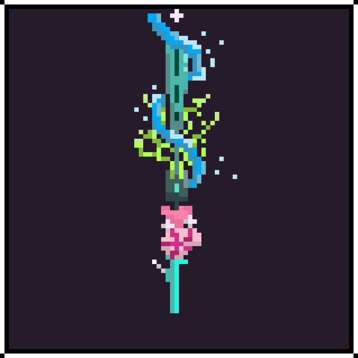 Pixilart - water lance by saltafy