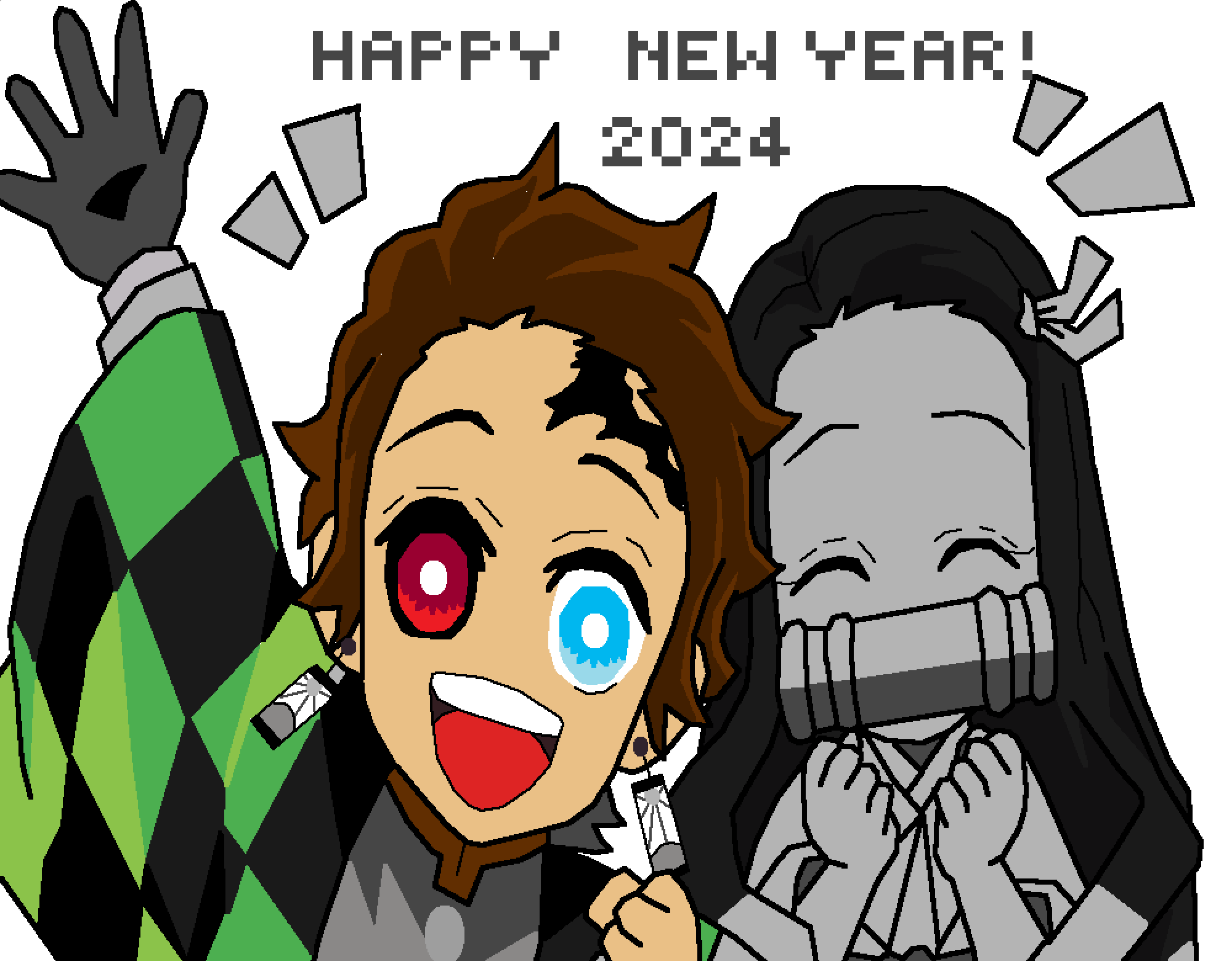 Pixilart - !HAPPY NEW YEAR 2024 BASE! by DLd0n6fP9GDOY6b