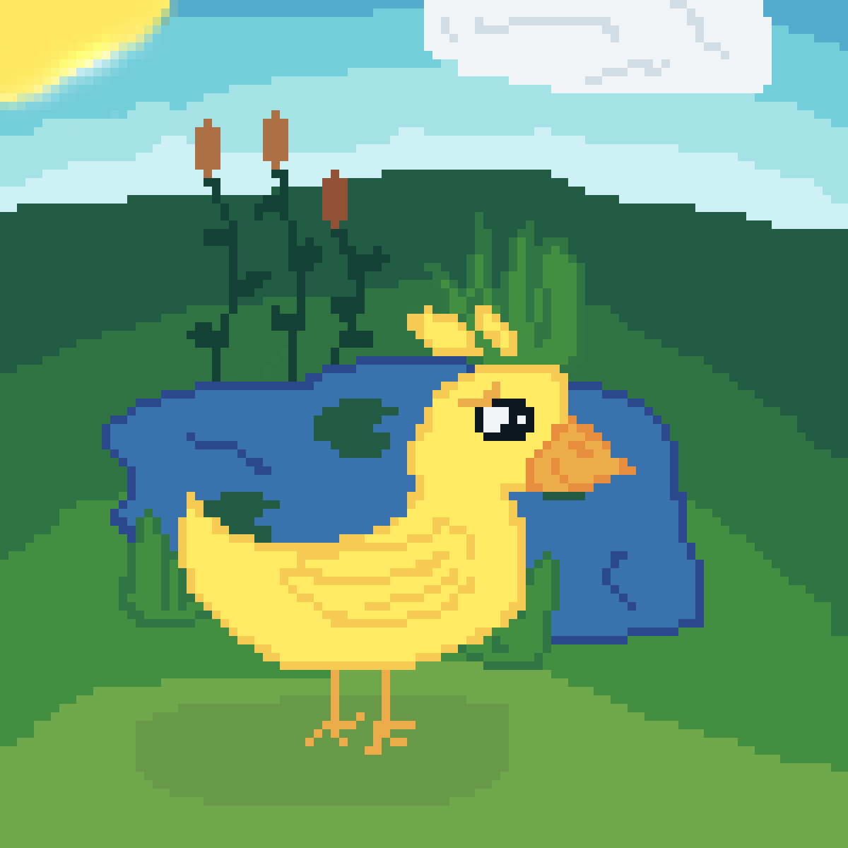 Pixilart - cute duck request :) by CrazyKitten