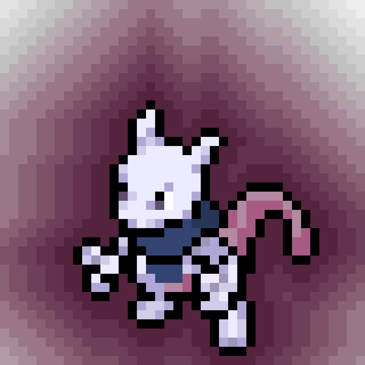 Pixilart - Mewtwo/Scarfy by Orngemilkshake
