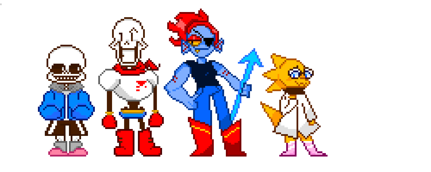 Pixilart - Undertale Sprite Fanart (wip) by DuckyScribbles