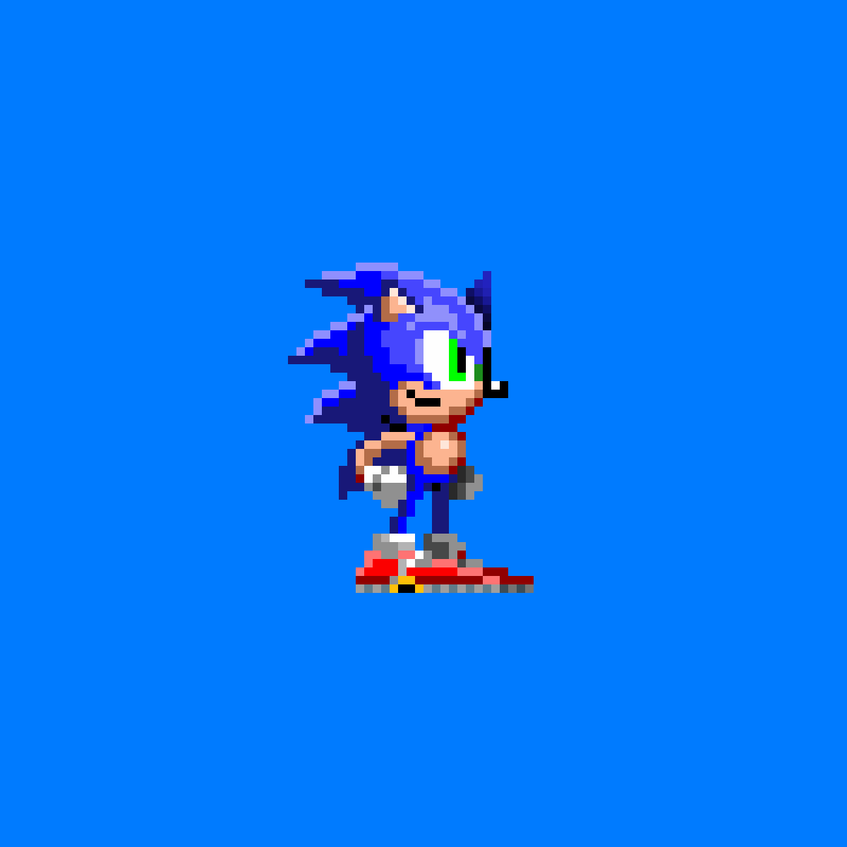 Pixilart - ANOTHER SONIC 3D SPRITE by SonicT-Hedgehog