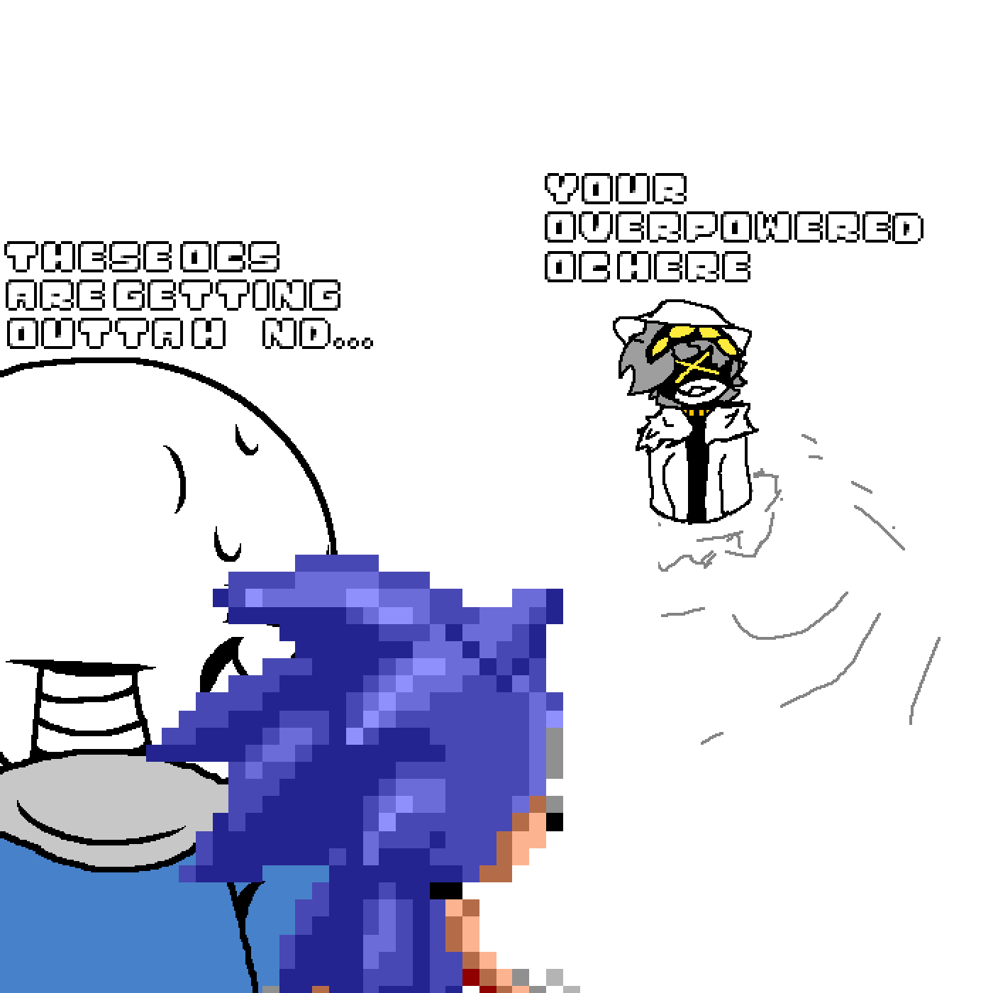 Pixilart - Your overpowered OC base! by SONIC2211226