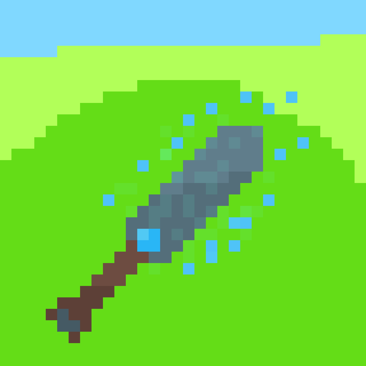 Pixilart - frost sword by kedifxa