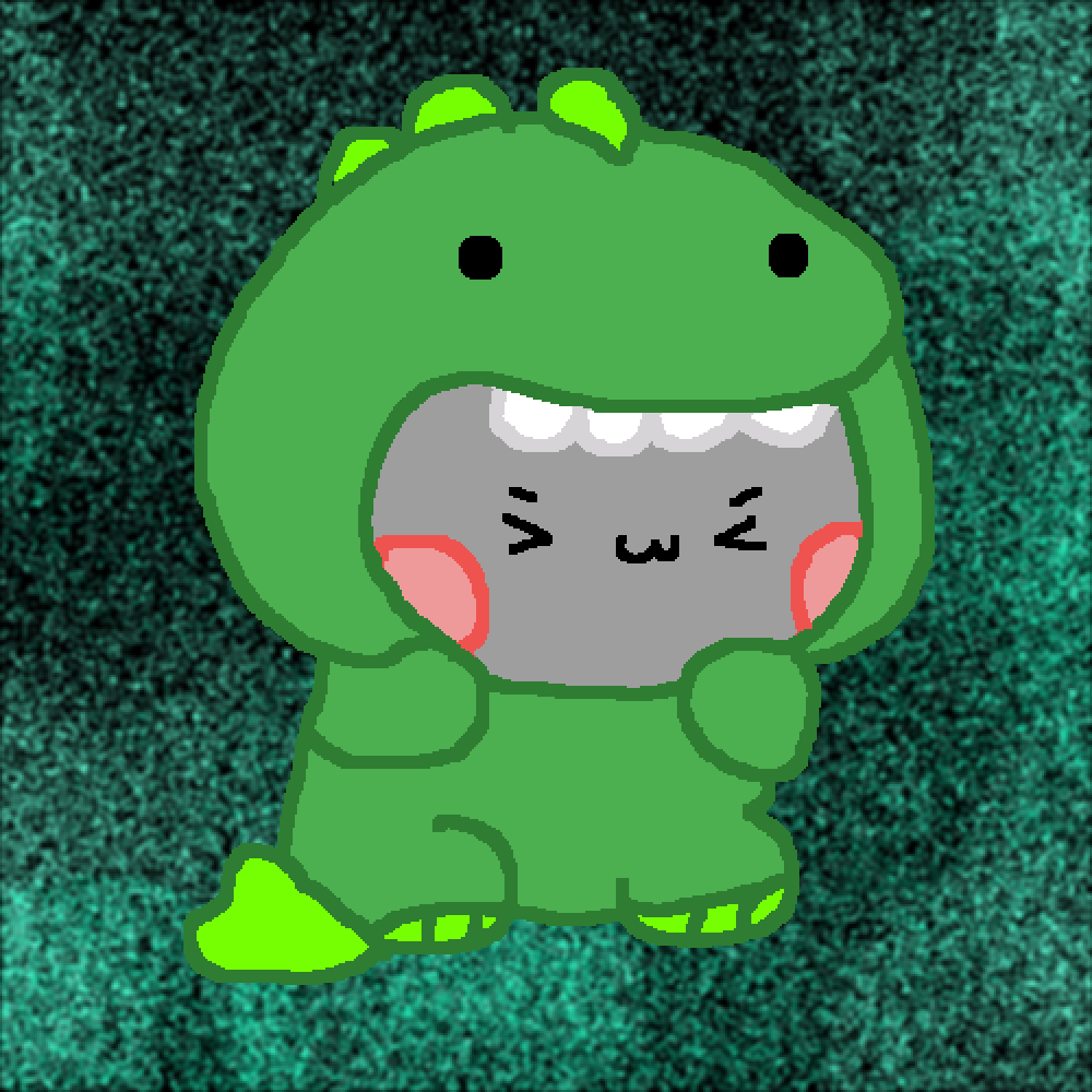 Pixilart - Dino-Cat by luketheb1tch