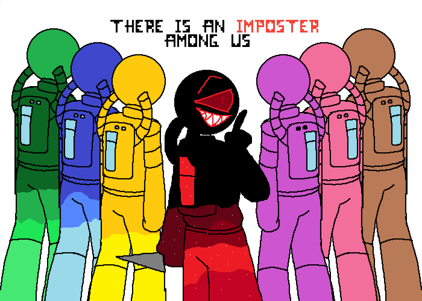 Pixilart - Imposter Among Us Base by DectbhpfDjjjMev
