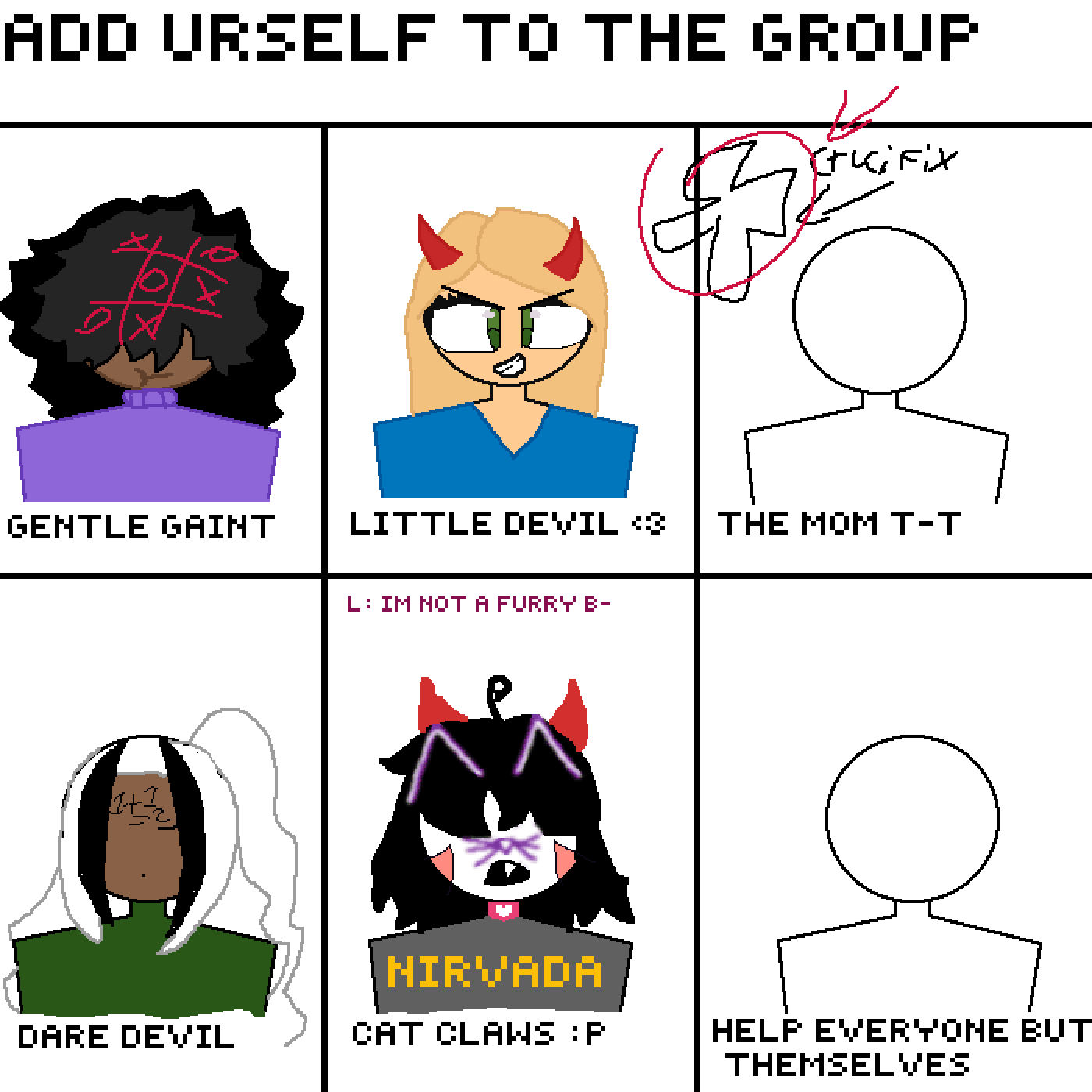 Pixilart - Add urself by Sweet-Fangz