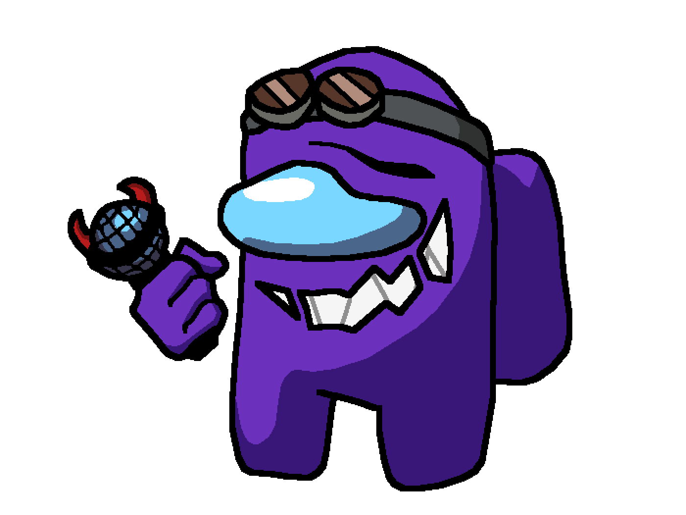 Pixilart - FNF Purple by EnderBunni