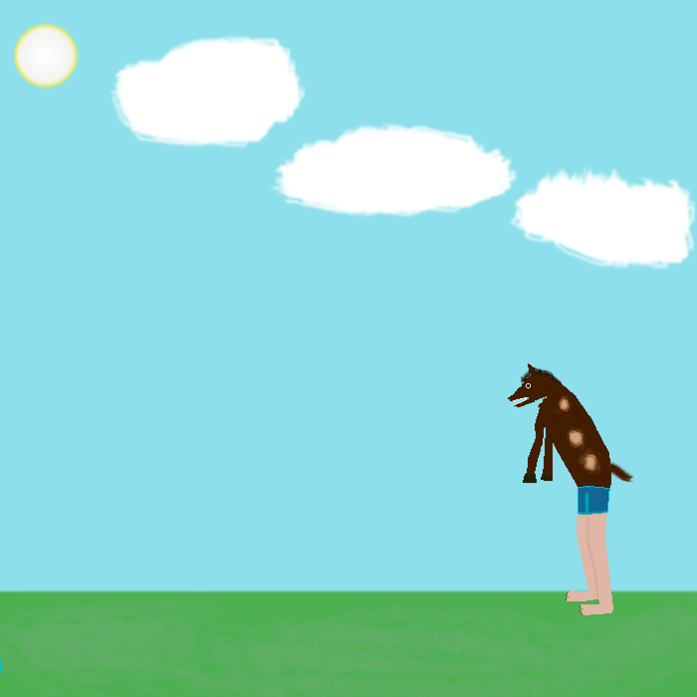 Pixilart - Reverse Centaur by DolphinDoctor