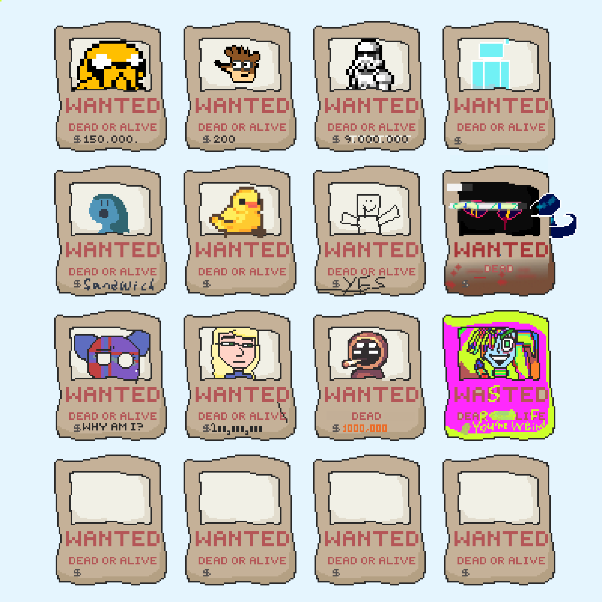 Pixilart - Wanted Character Collab by ChaosDimension