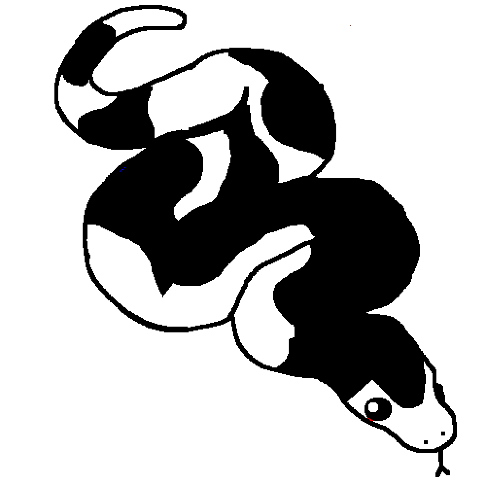 Pixilart - Pie bald snake by DarkWolf1111