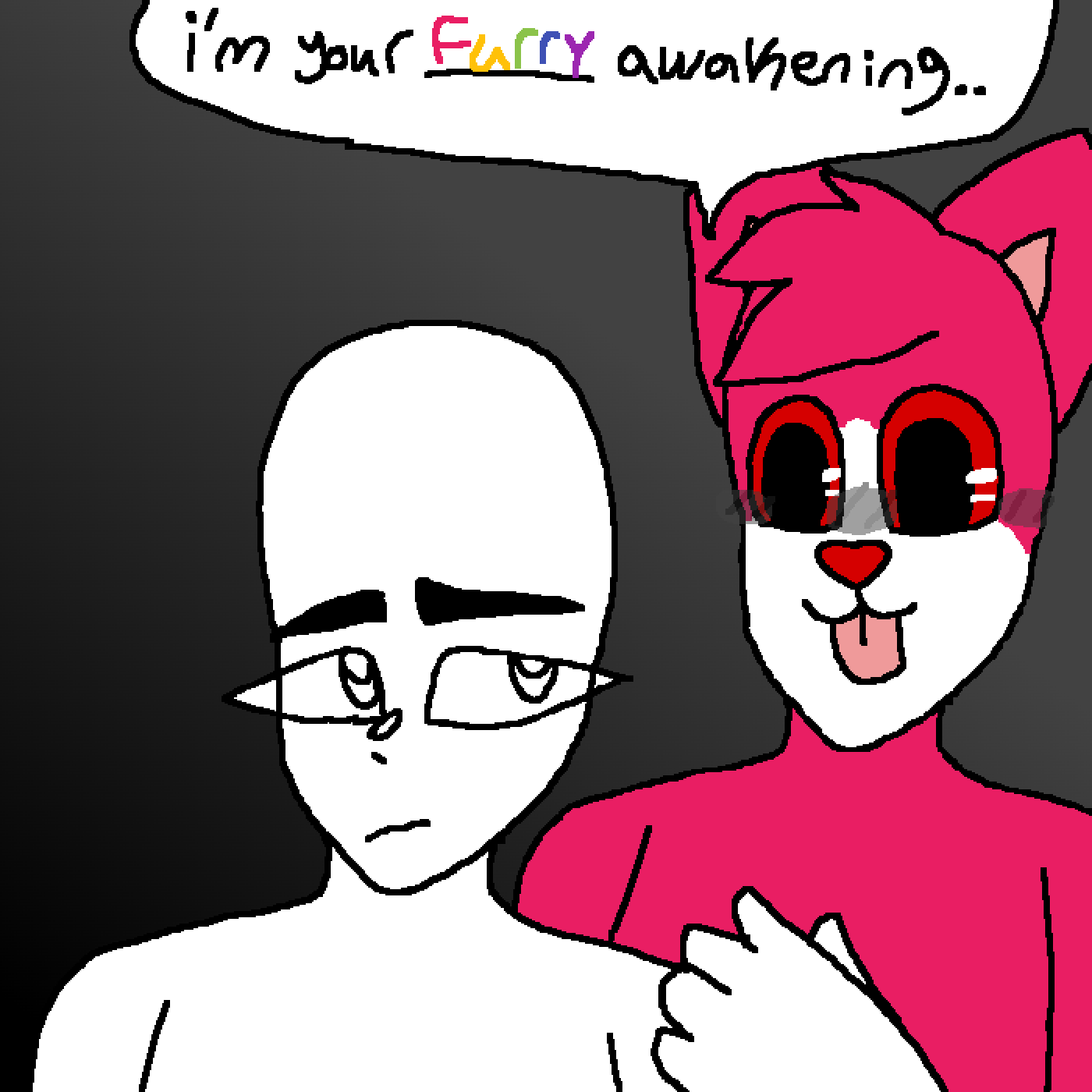 Pixilart - uh oh, your furry awakening is here-! by JackboxUwO
