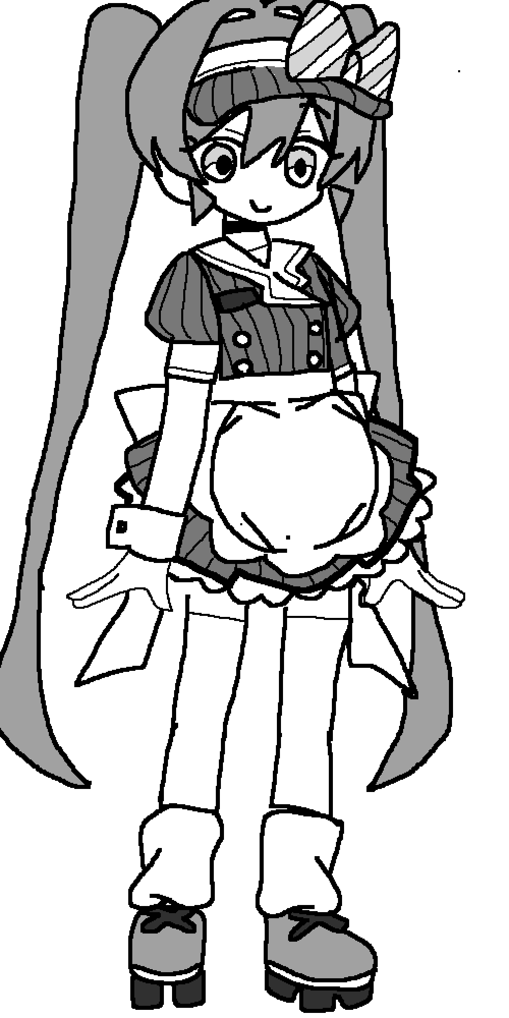 Pixilart - MIKU BASE by KIRBYS13