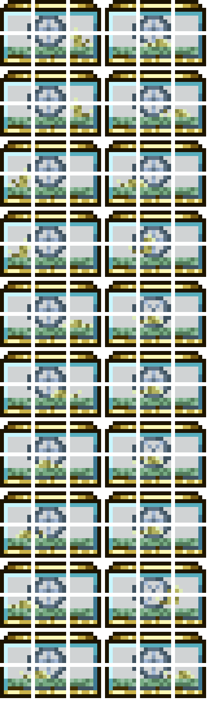 Pixilart - Terraria Tile ID #363 | Gold Mouse Cage by tSpritesheeter