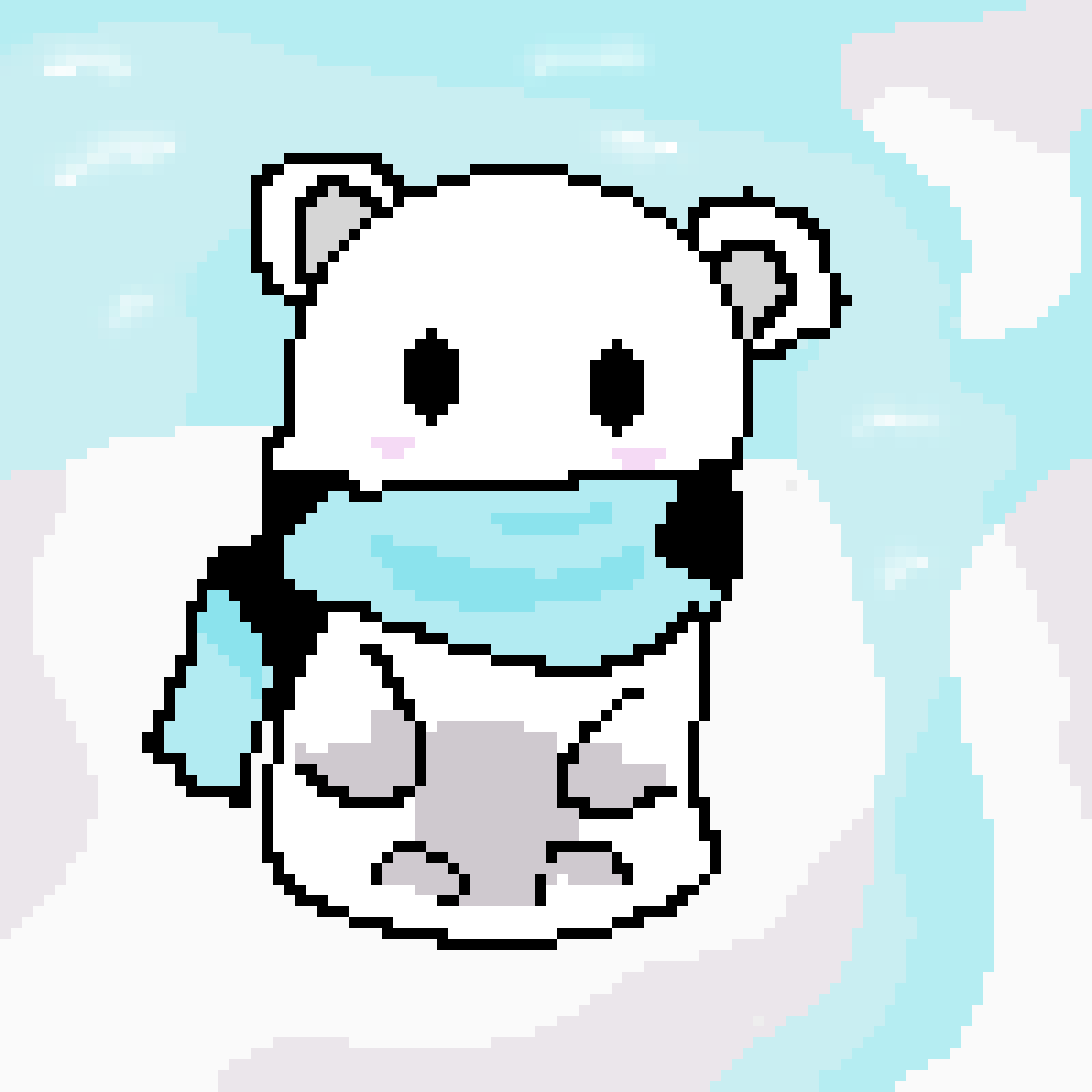 Pixilart - polar bear by frogsaregreen2