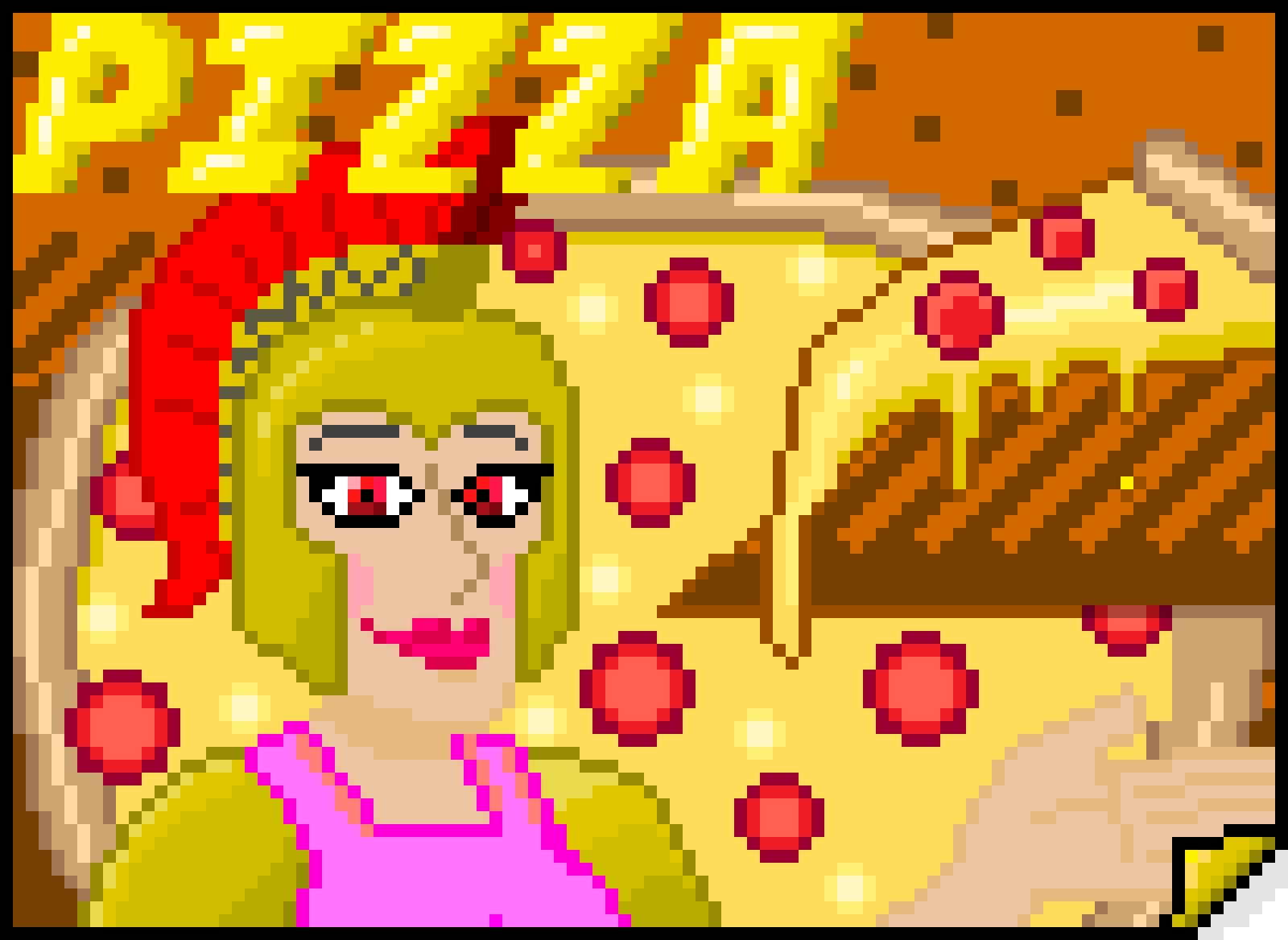 Pixilart - Cheesy Pizza Poster (P21) by Dmayce22