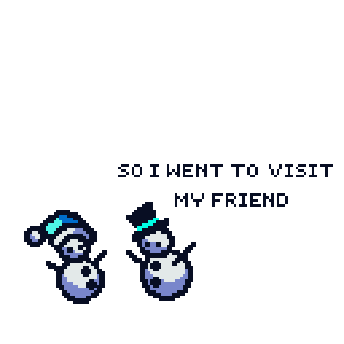 Pixilart - bro went to visit his friend💀 by Nick333