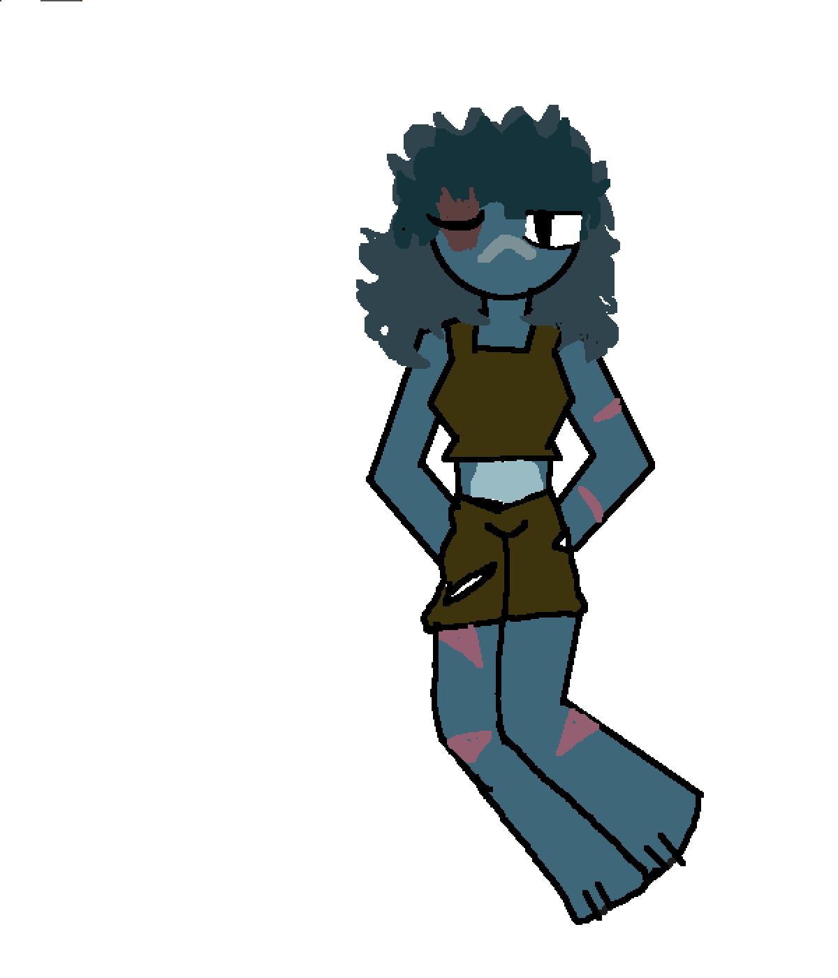 Pixilart - New OC Lazy Art by SPACE-GIRL3