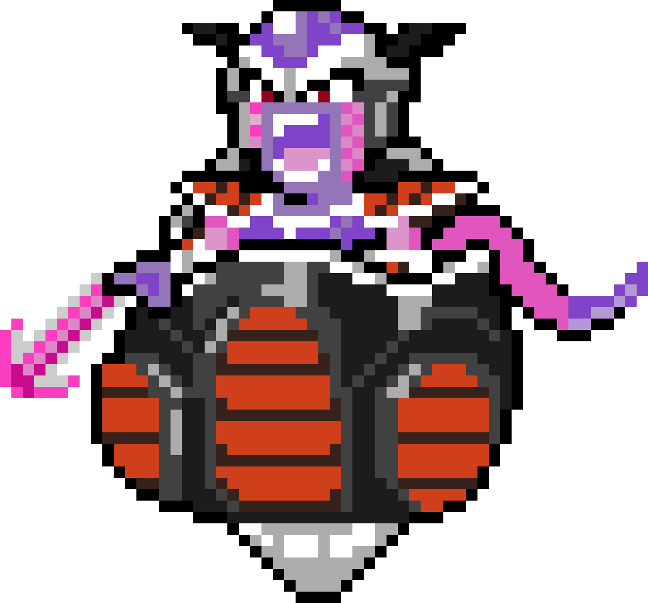 Pixilart - Frieza 1st Form | v.1 by Frosteezart