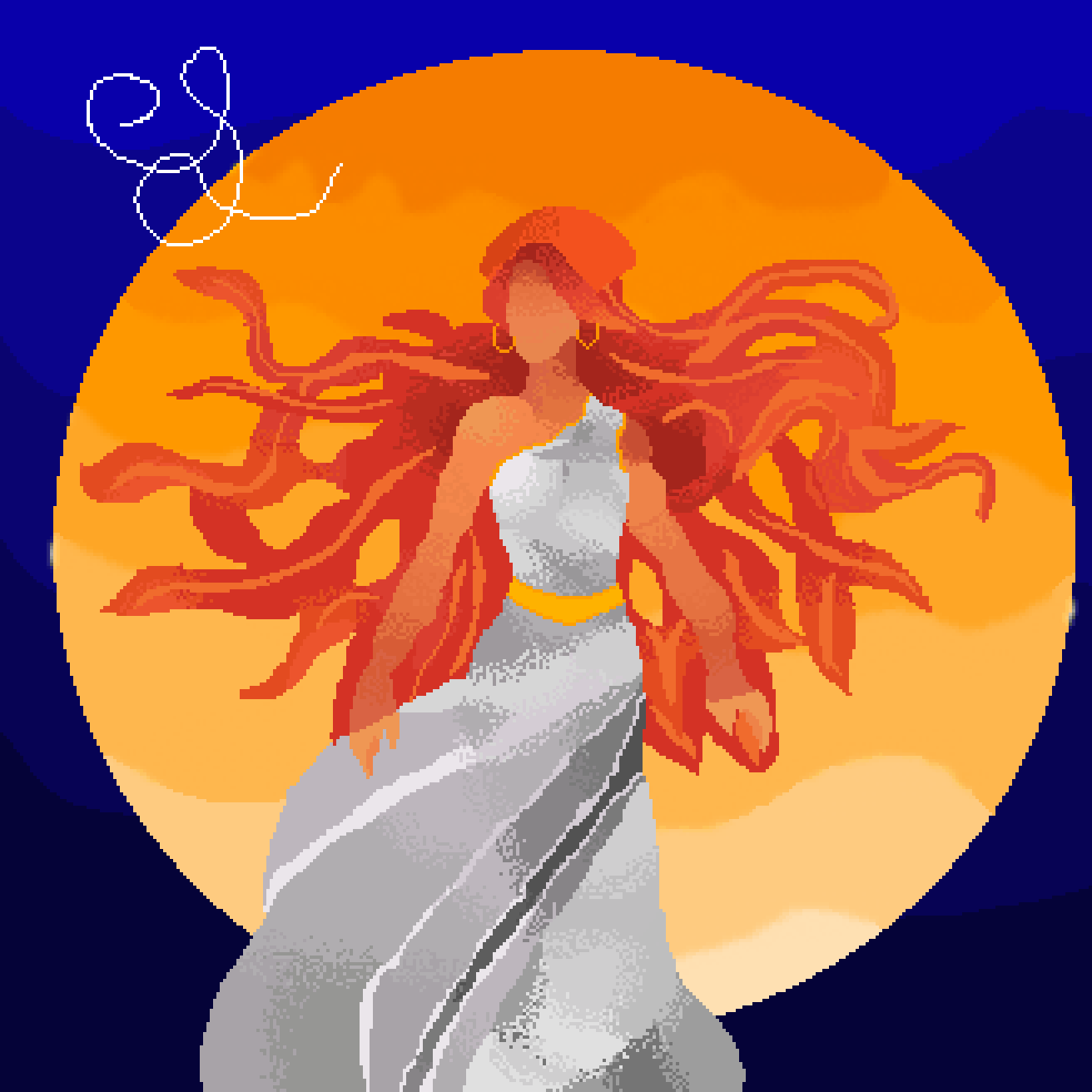 Pixilart - Alectrona, Daughter of the Sun by L-O-R-E-L-I-A