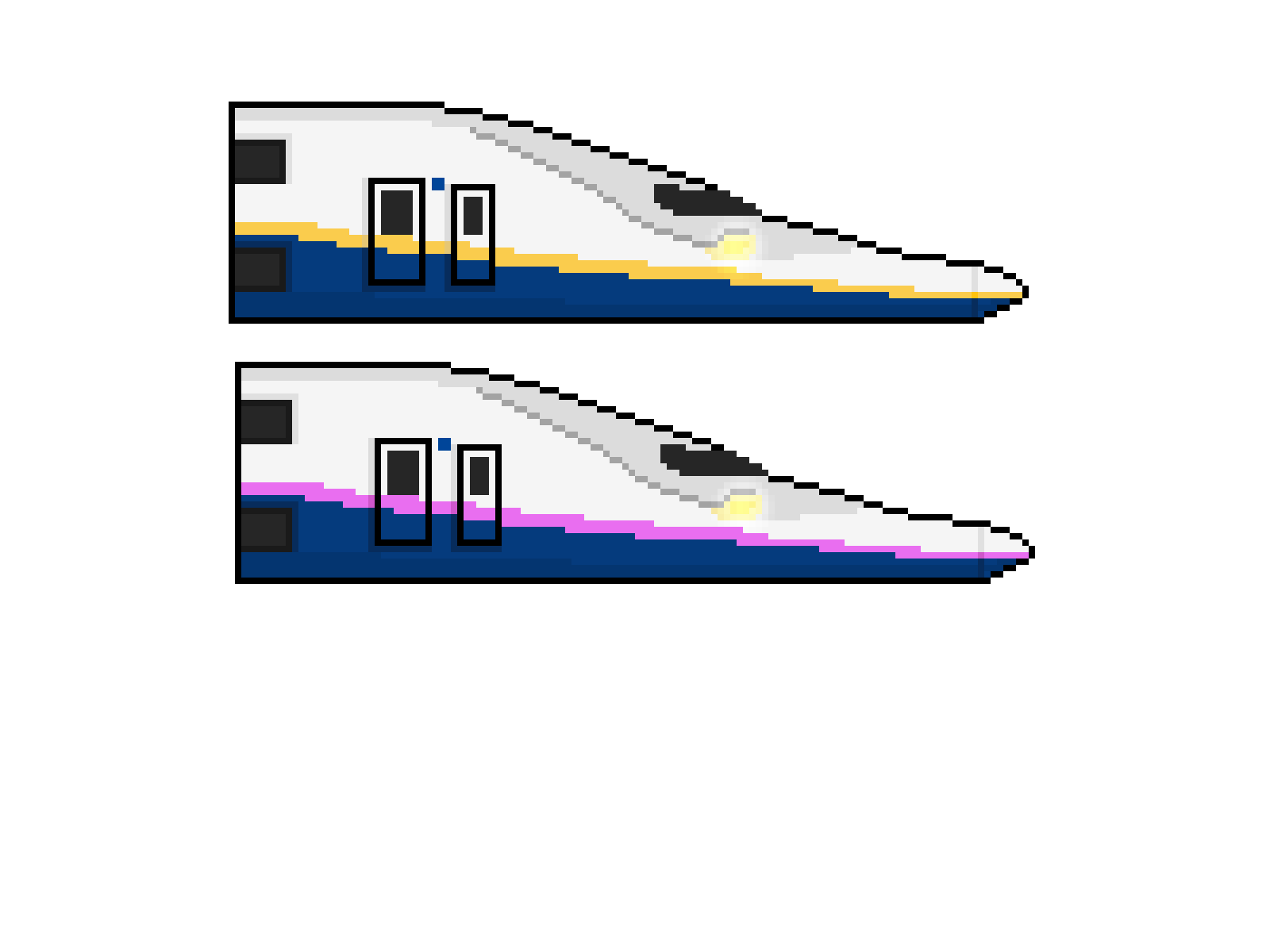 Pixilart - E4 max Shinkansen nose by AHappyMTATrain