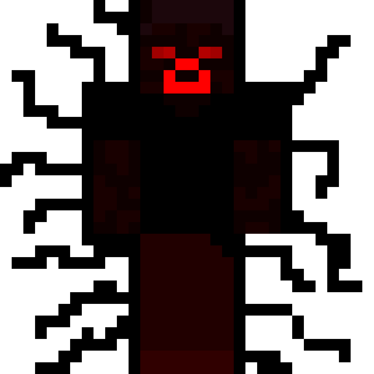 Pixilart - creepy Steve skin by Memeburger12