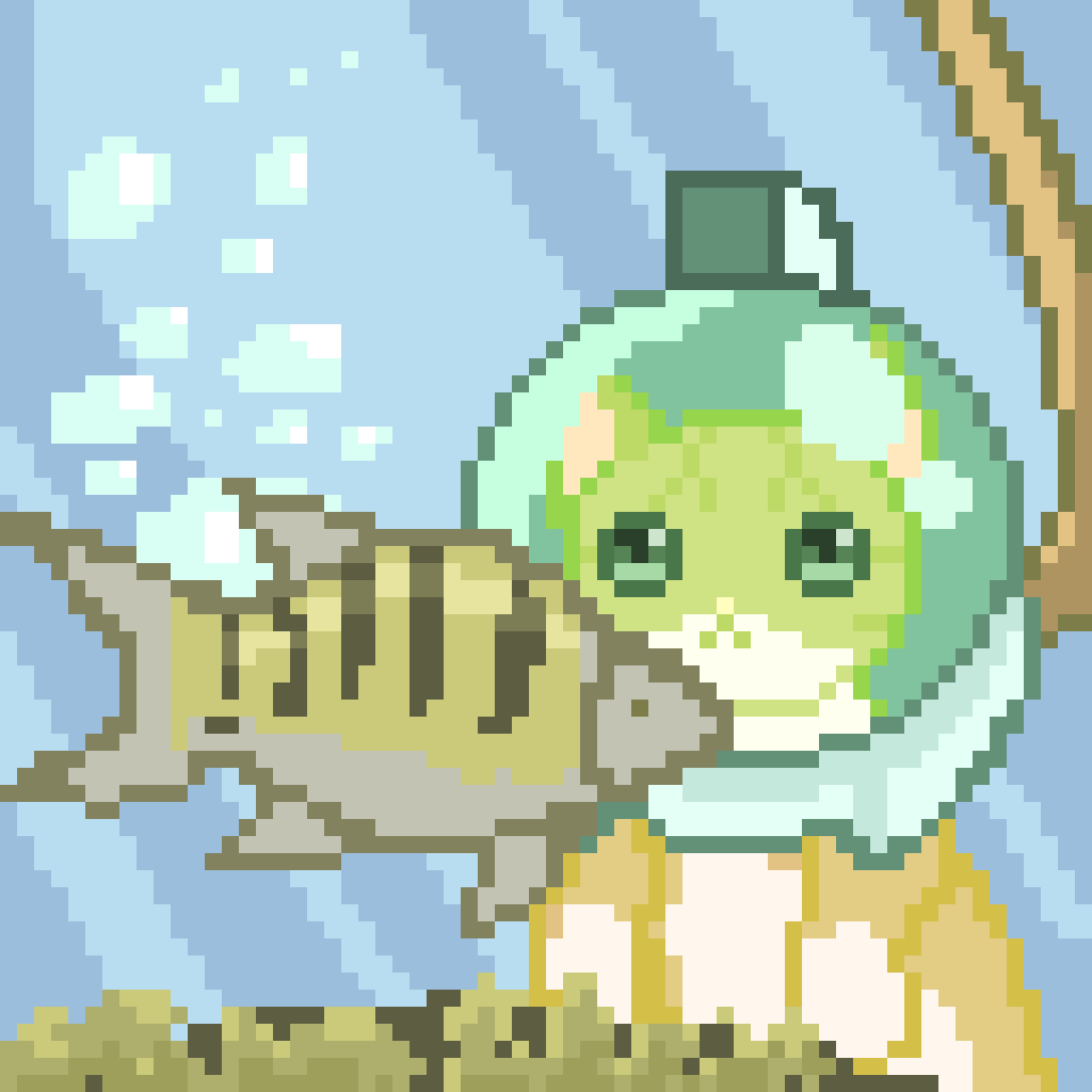 Pixilart - Diving helmet by ElatedMagician