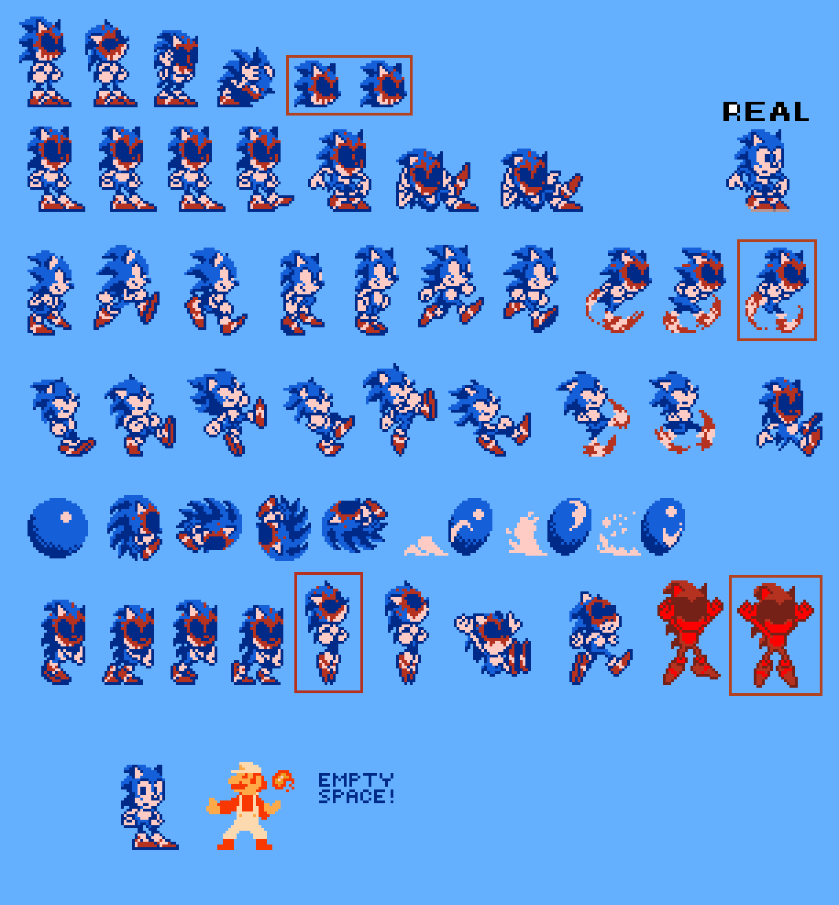 Pixilart - Classic hedgehog NES sprites wip by SONIC2211226