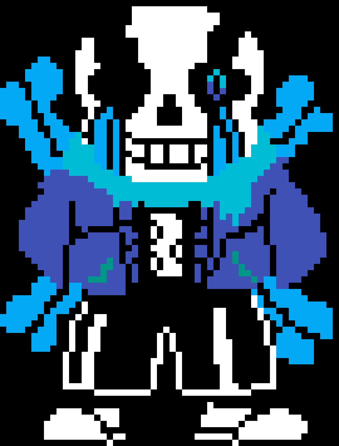 Pixilart - Day 47: TrueTale Sans by sciencetroller