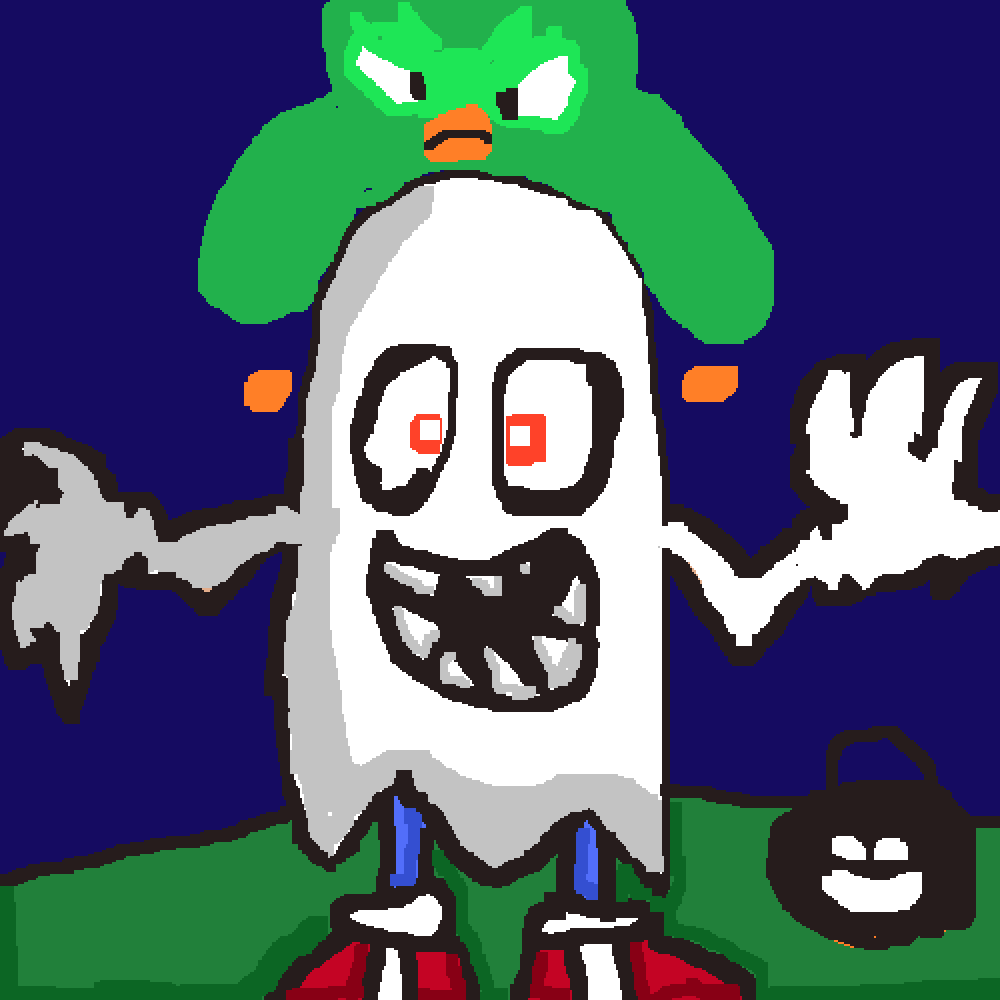 Pixilart - Goofy ahh ghost by The-Coconut-Nut