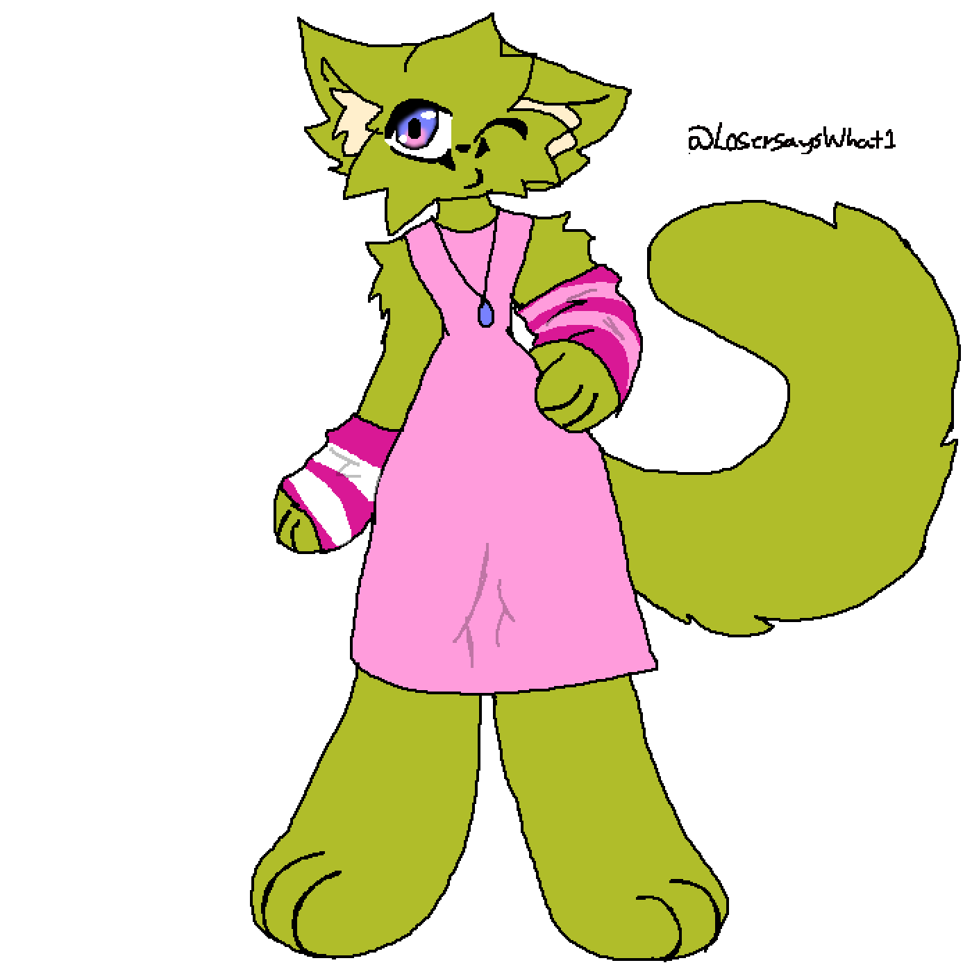 Pixilart - Fursona Base by Gav-The-bunny