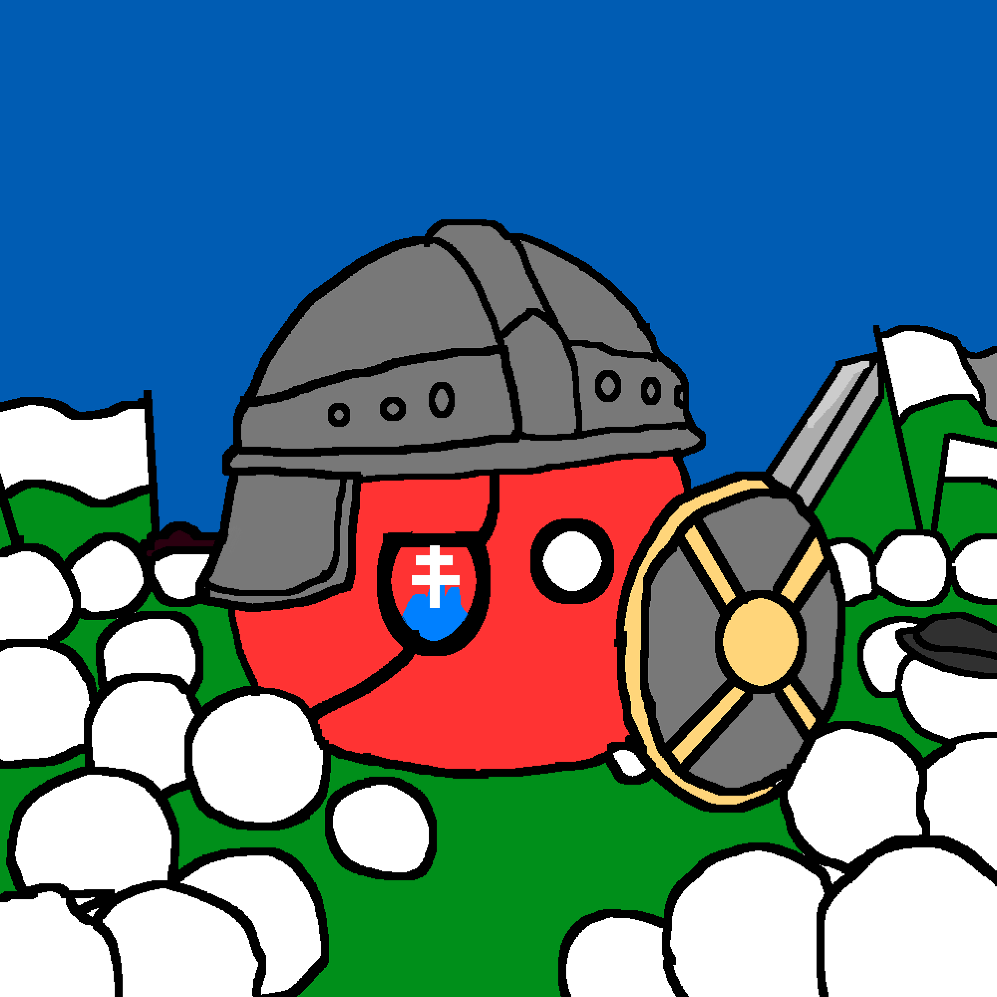 Pixilart - Countryball edit by Poliwing