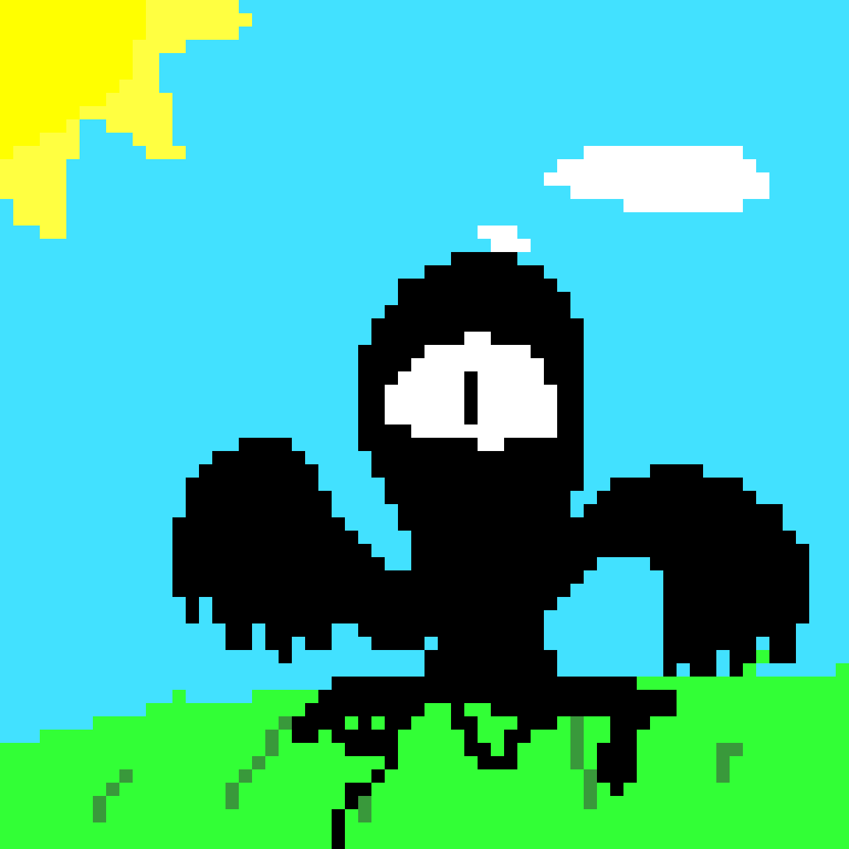 Pixilart - Shadow Pixel 64 by EmeraldXD