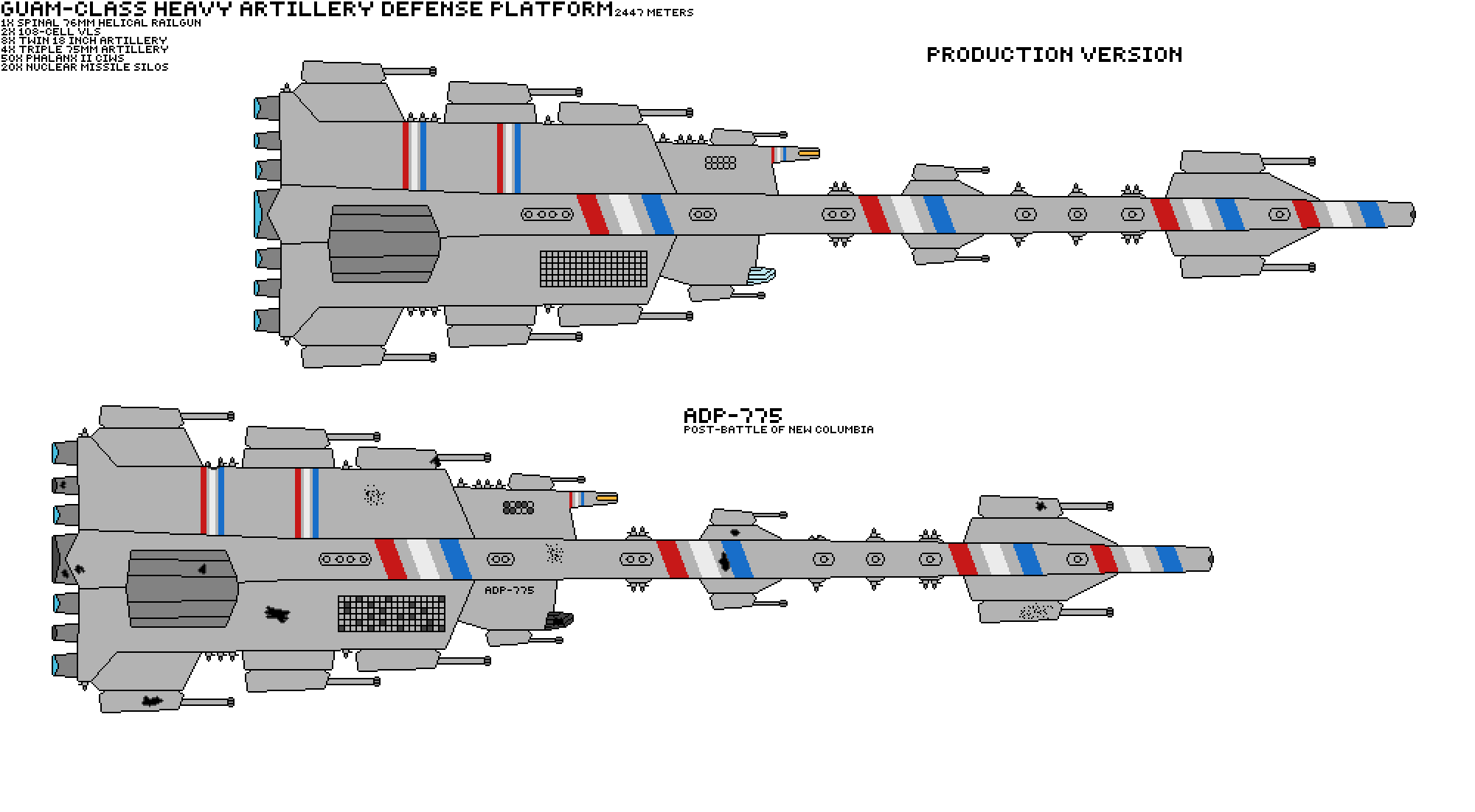 Pixilart - TCotV- Guam-Class Defense Platform by Nonexistbrain2