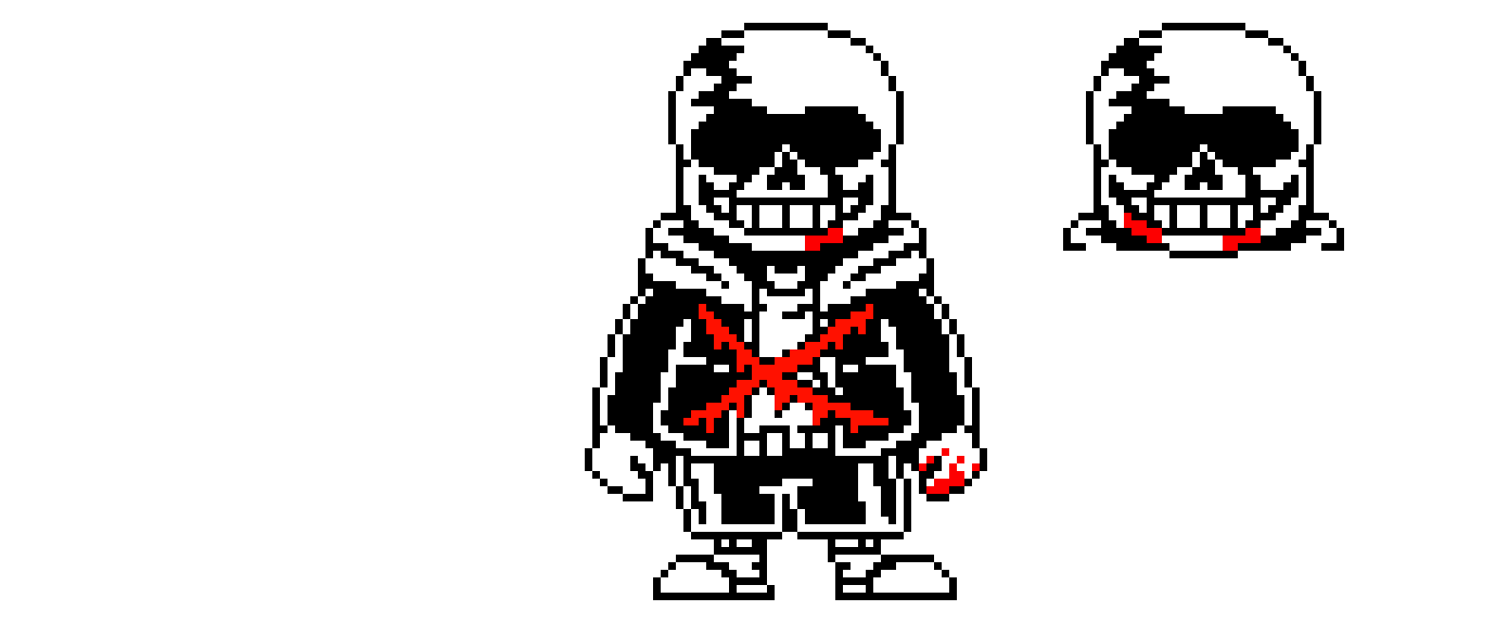 Pixilart - UNDERTALE LAST BREATH GAME OVER by TEAM-USLG