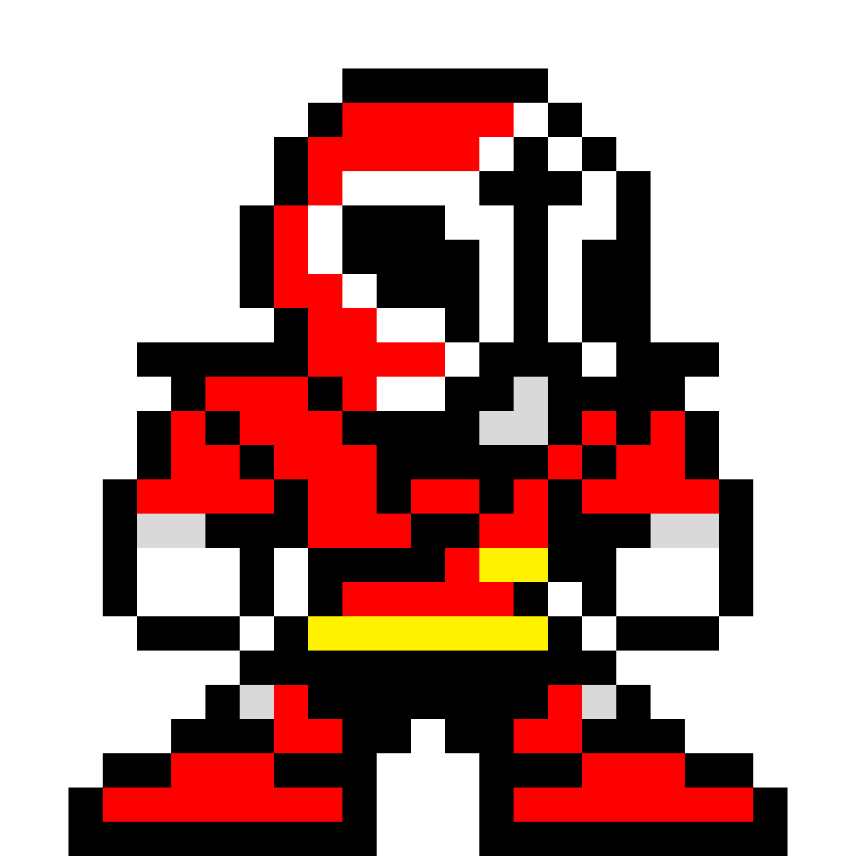 Pixilart - Power Rangers Samurai Female Red (mega mode) by hunters4658