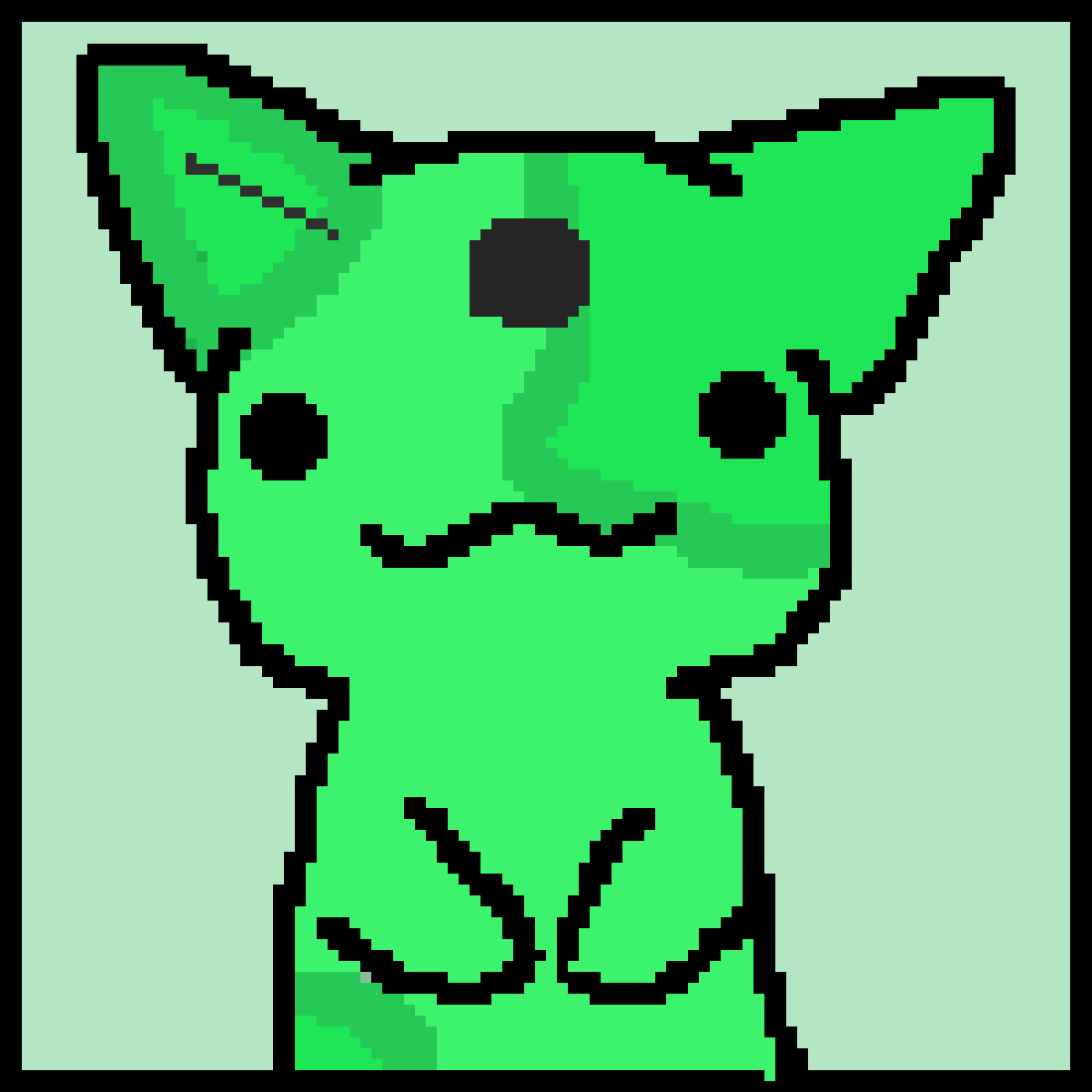Pixilart - alien cat :3 by kade8725
