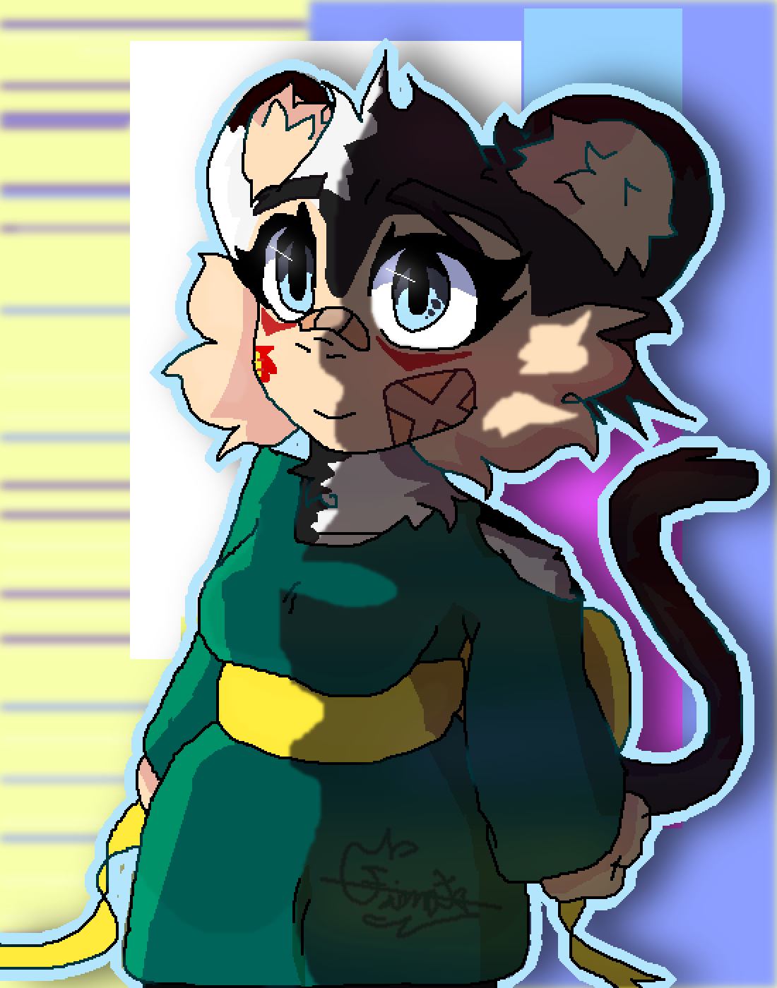 Pixilart - Milo art by Finatafox-queen