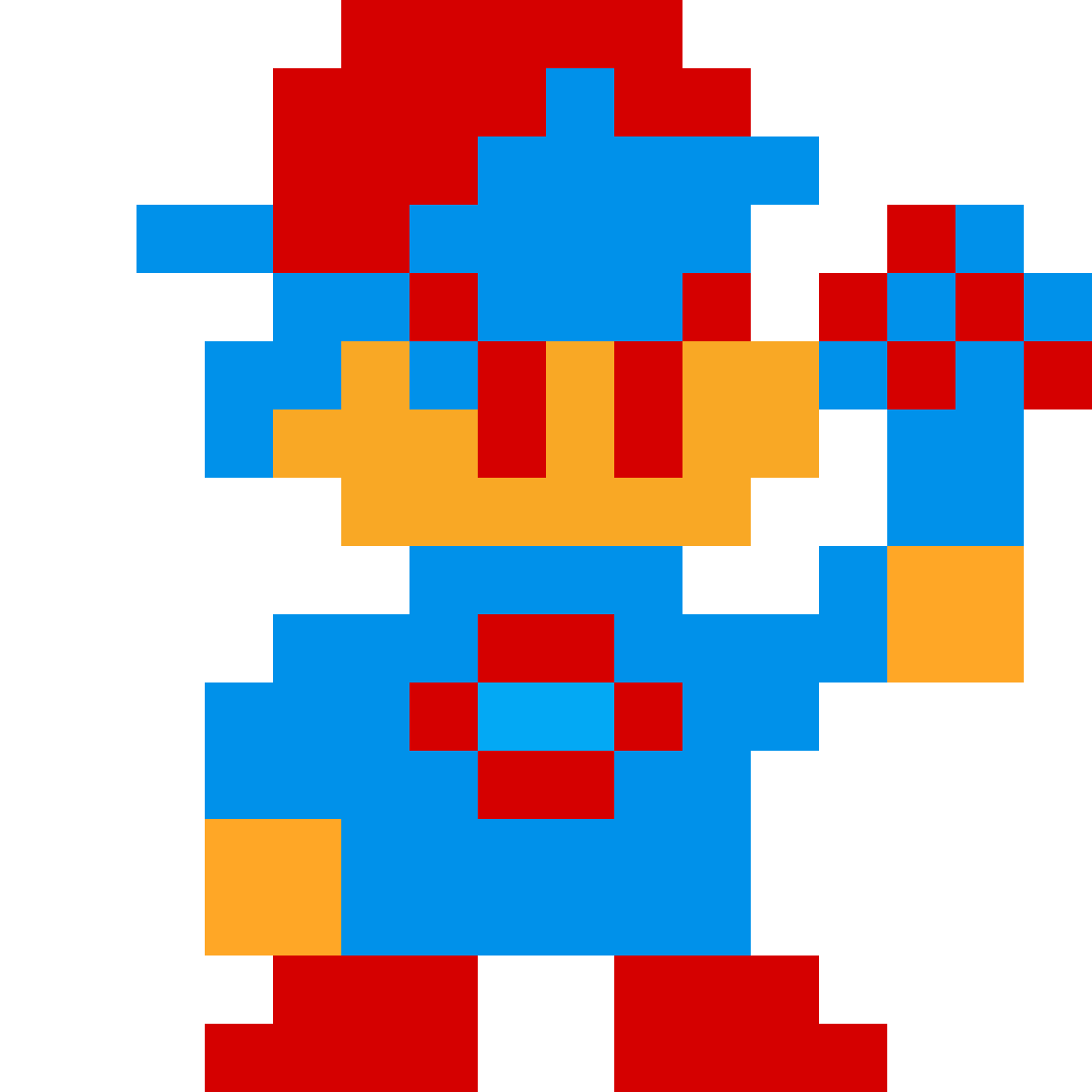 Pixilart - Fnf BF 8 bit by LandonLMR