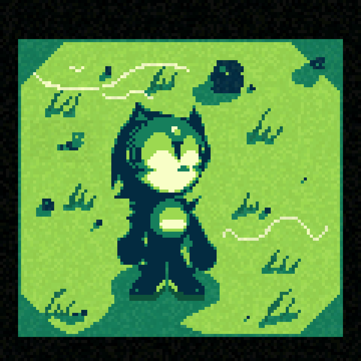 Pixilart - Gameboy Sonic by UsedMarker
