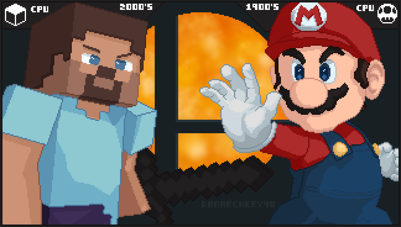 Pixilart - Classic Games Vs Modern Games by Danarchery48