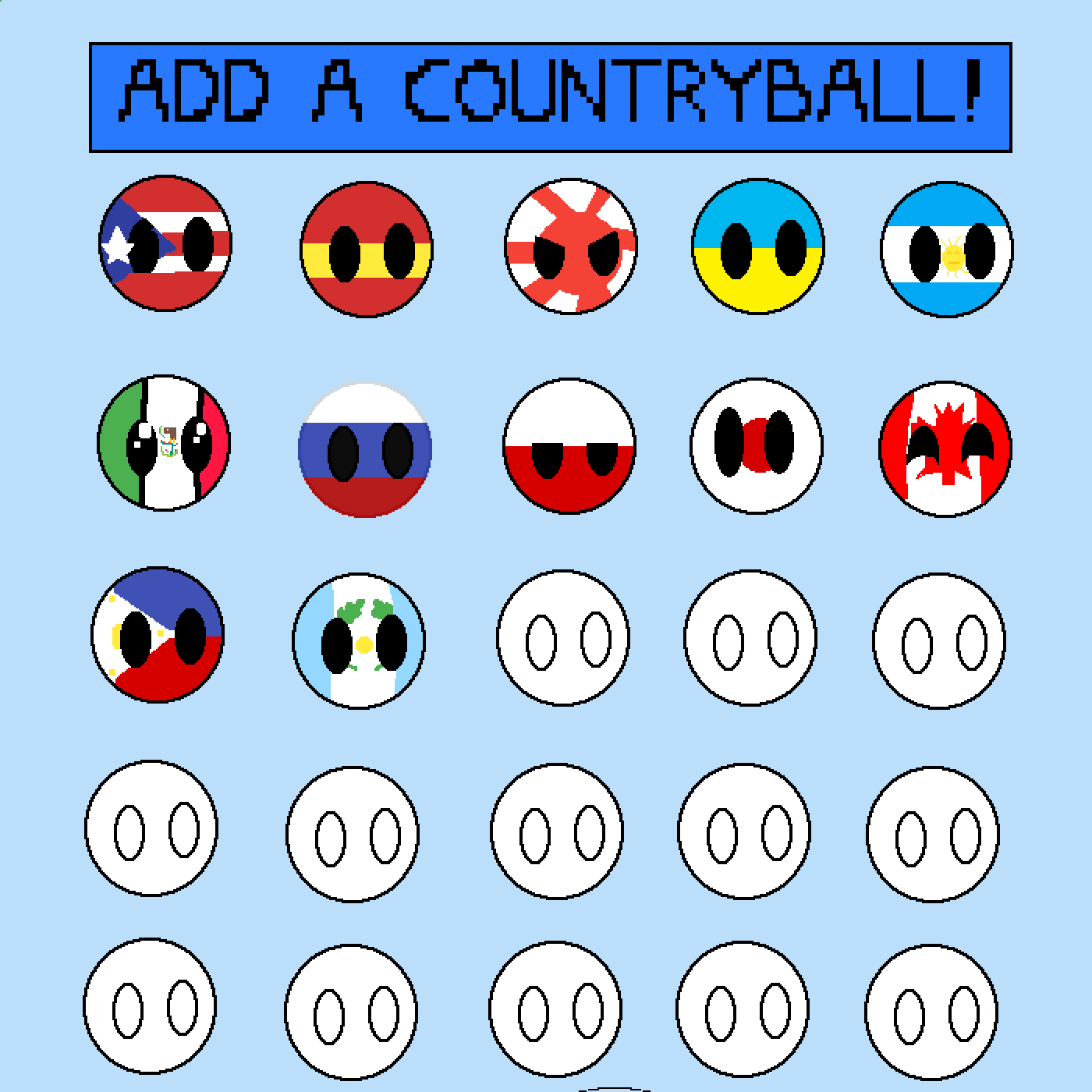 Pixilart - Add A Countryball by AWorkOfAMess